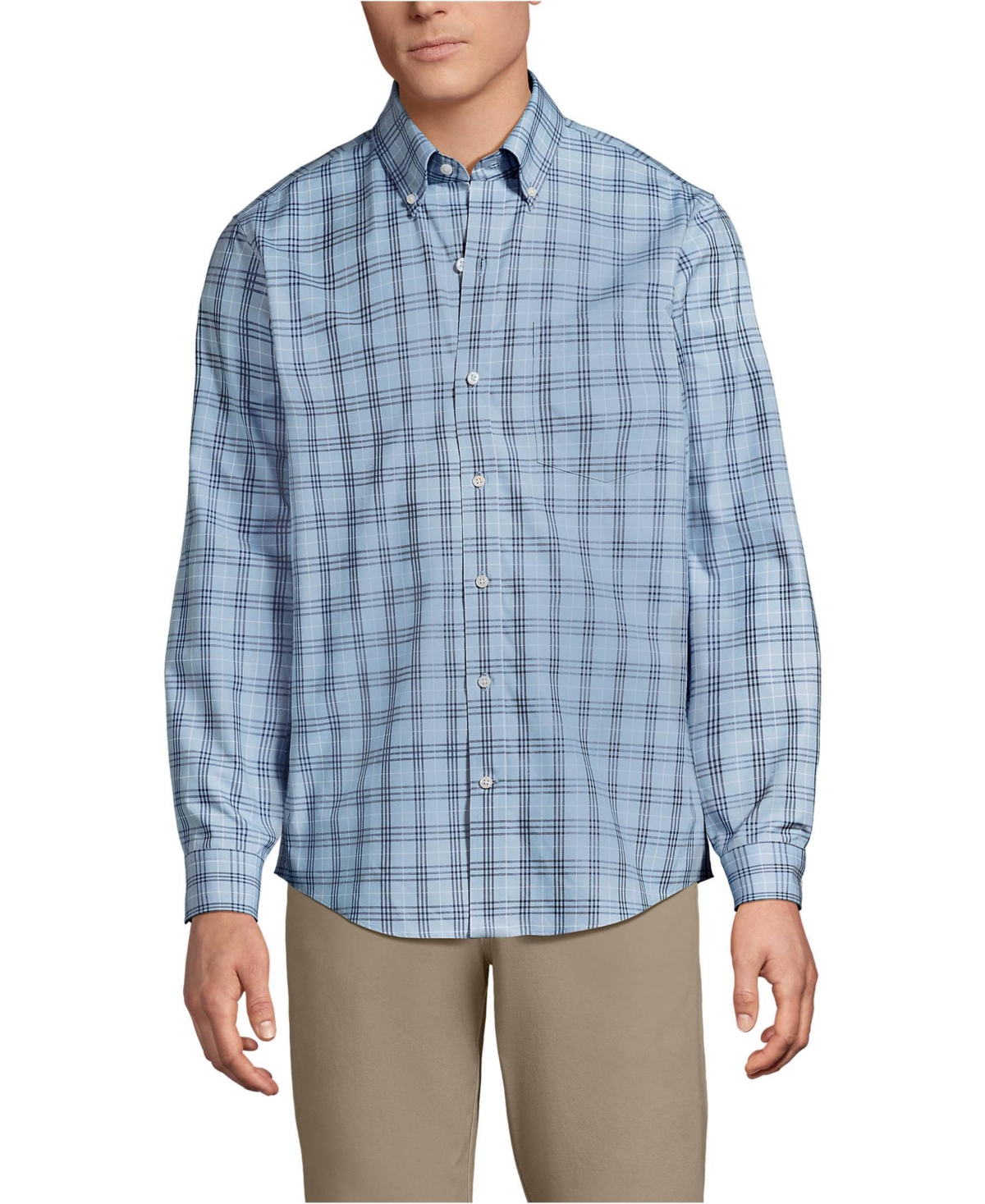 Click here for Lands End Mens Traditional Fit No Iron Twill Shirt... prices