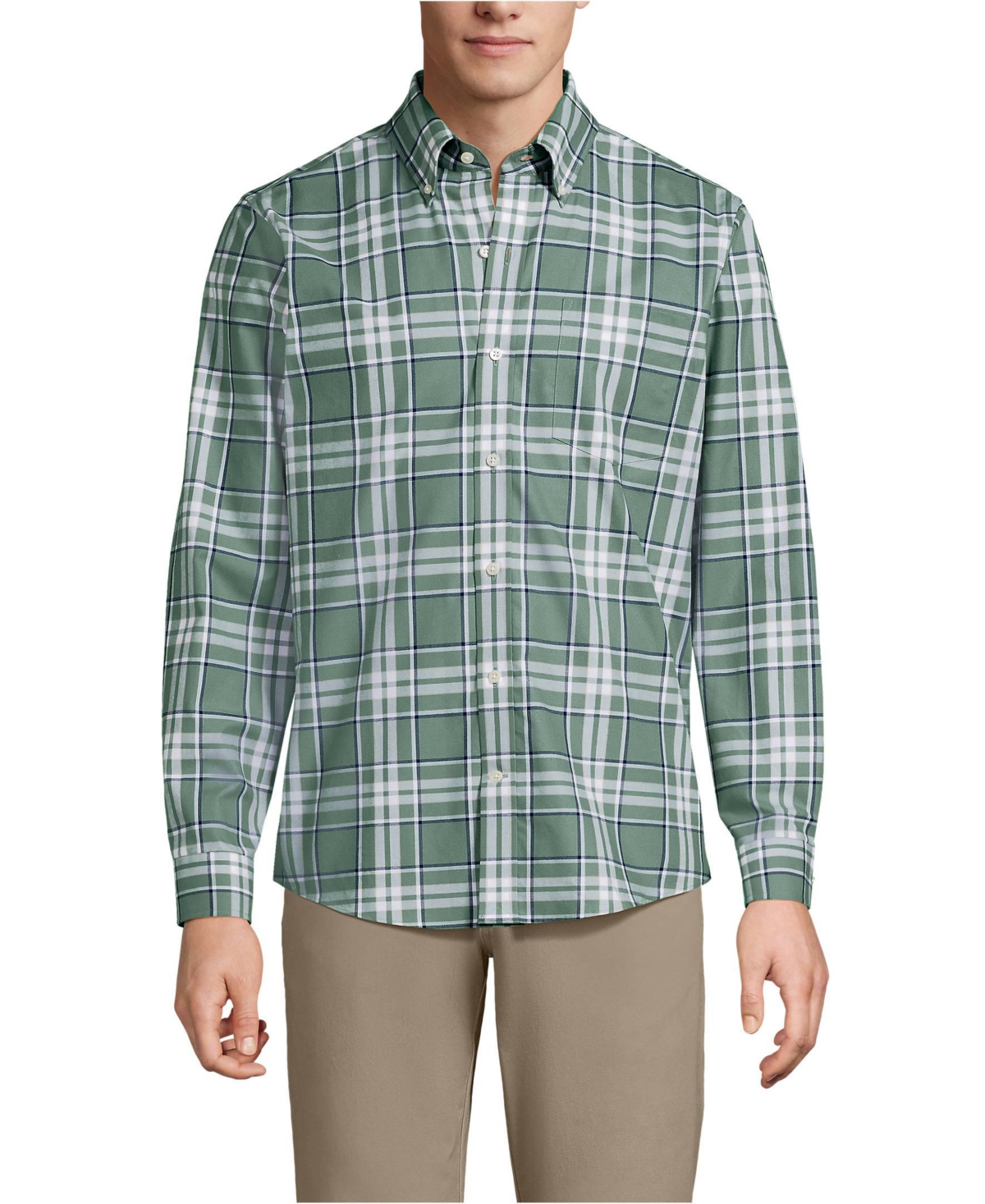 Click here for Lands End Mens Traditional Fit No Iron Twill Shirt... prices