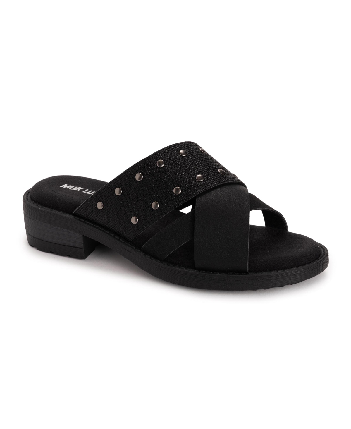 Click here for Muk Luks Womens Vittoria Sandal - Black prices