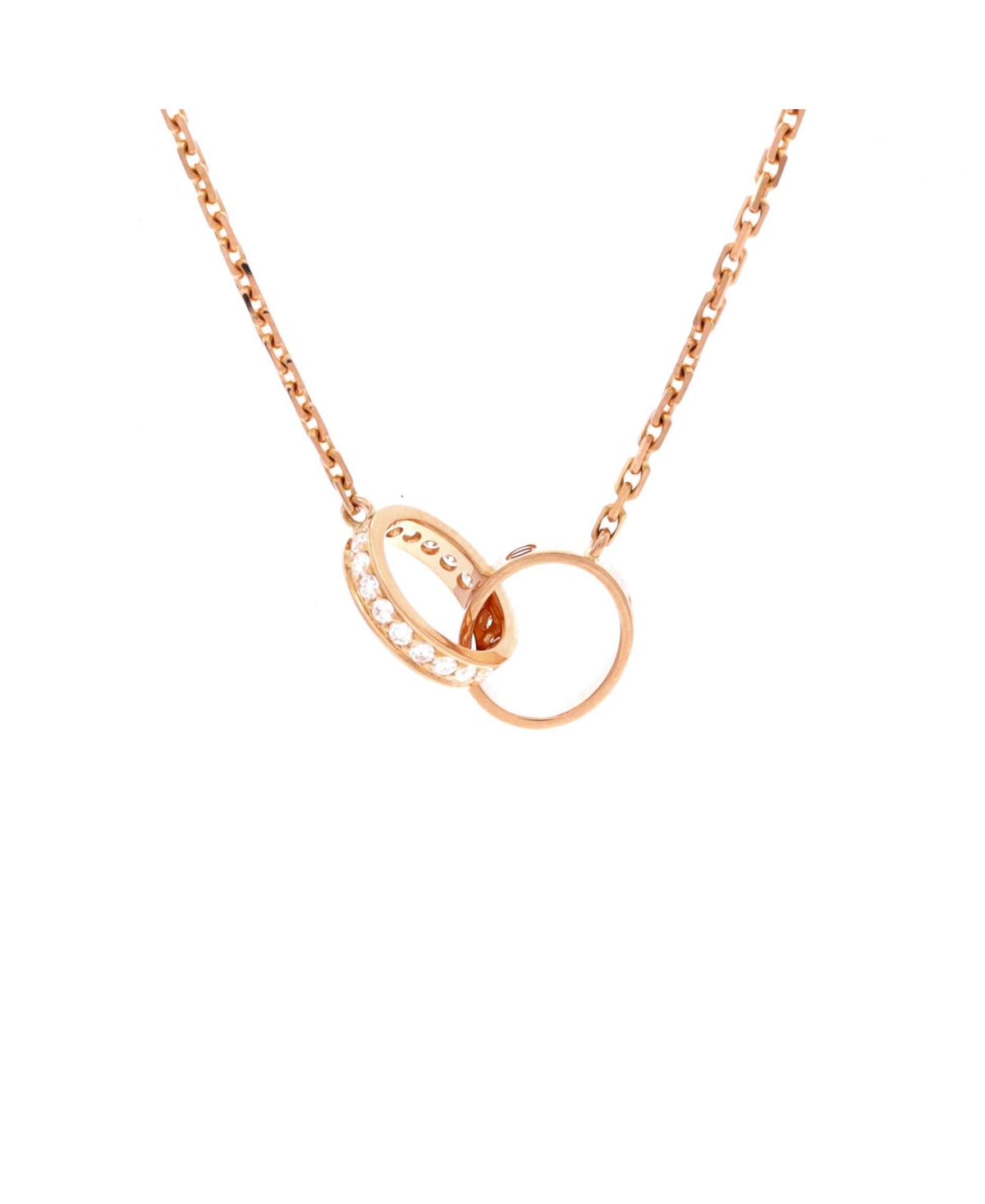 Click here for Pre-Owned Cartier Love Interlocking Necklace - 18k... prices