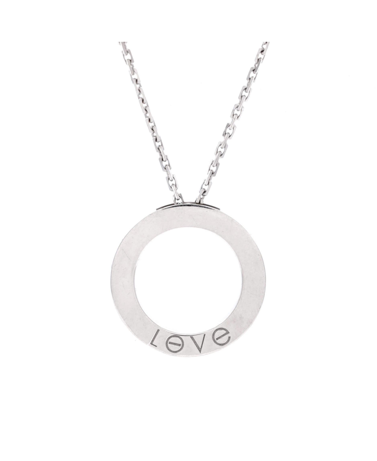 Click here for Pre-Owned Cartier Love Pendant Necklace - 18k whit... prices