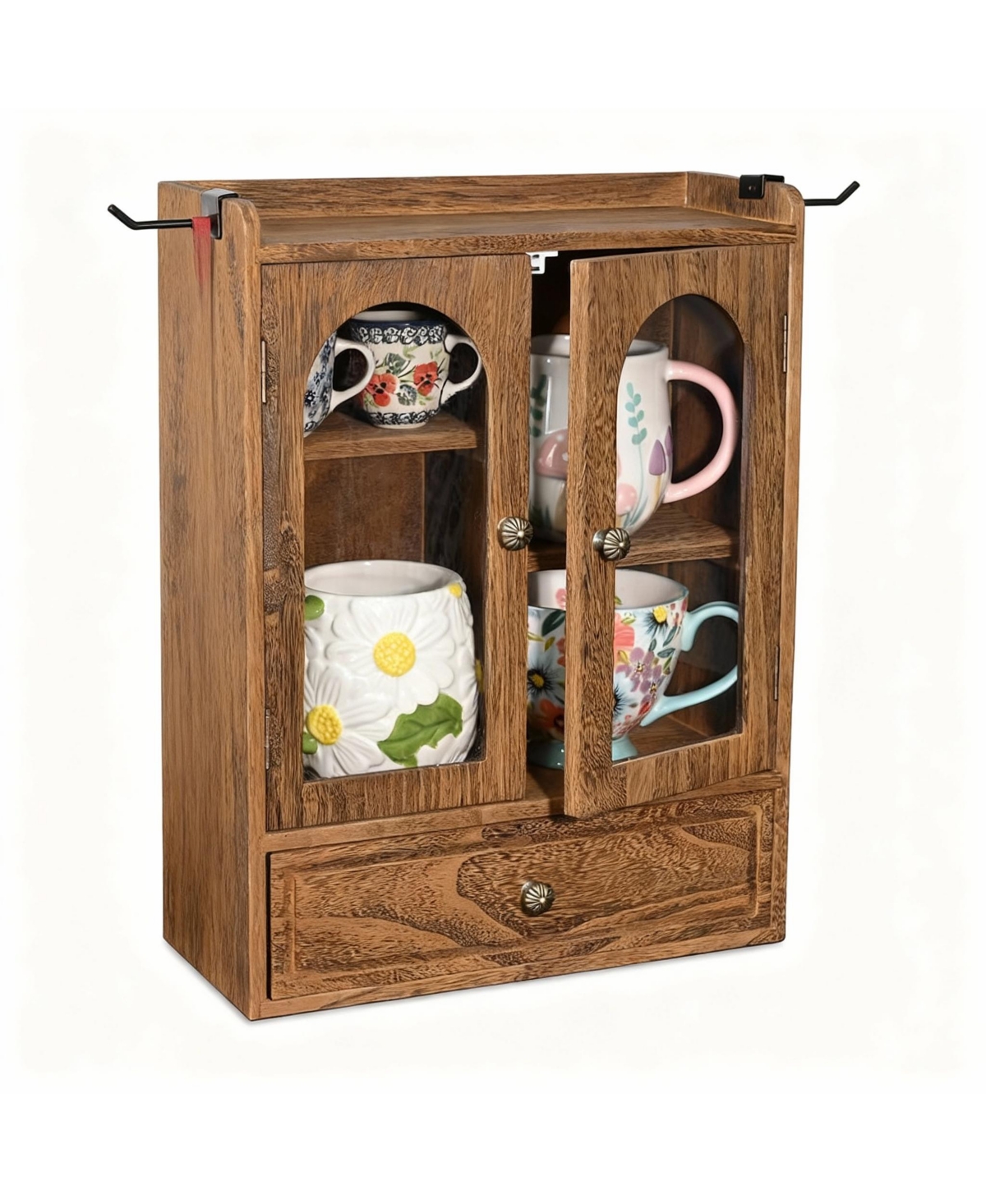 Click here for Yigii Wooden Storage Cabinet with Adjustable Shelv... prices