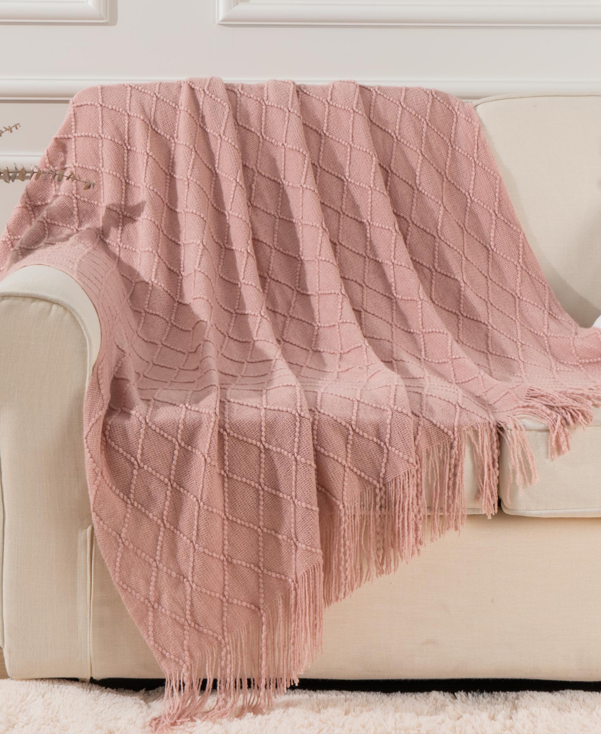 Click here for Battilo Texture Triple Zig-Zag Lightweight Throw... prices