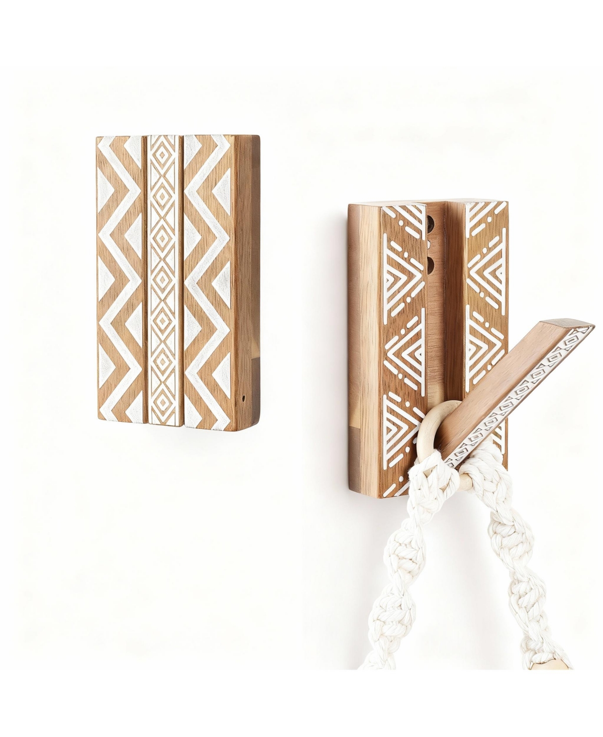 Click here for Yigii Bohemian Geometric Foldable Hooks: Space-Sav... prices