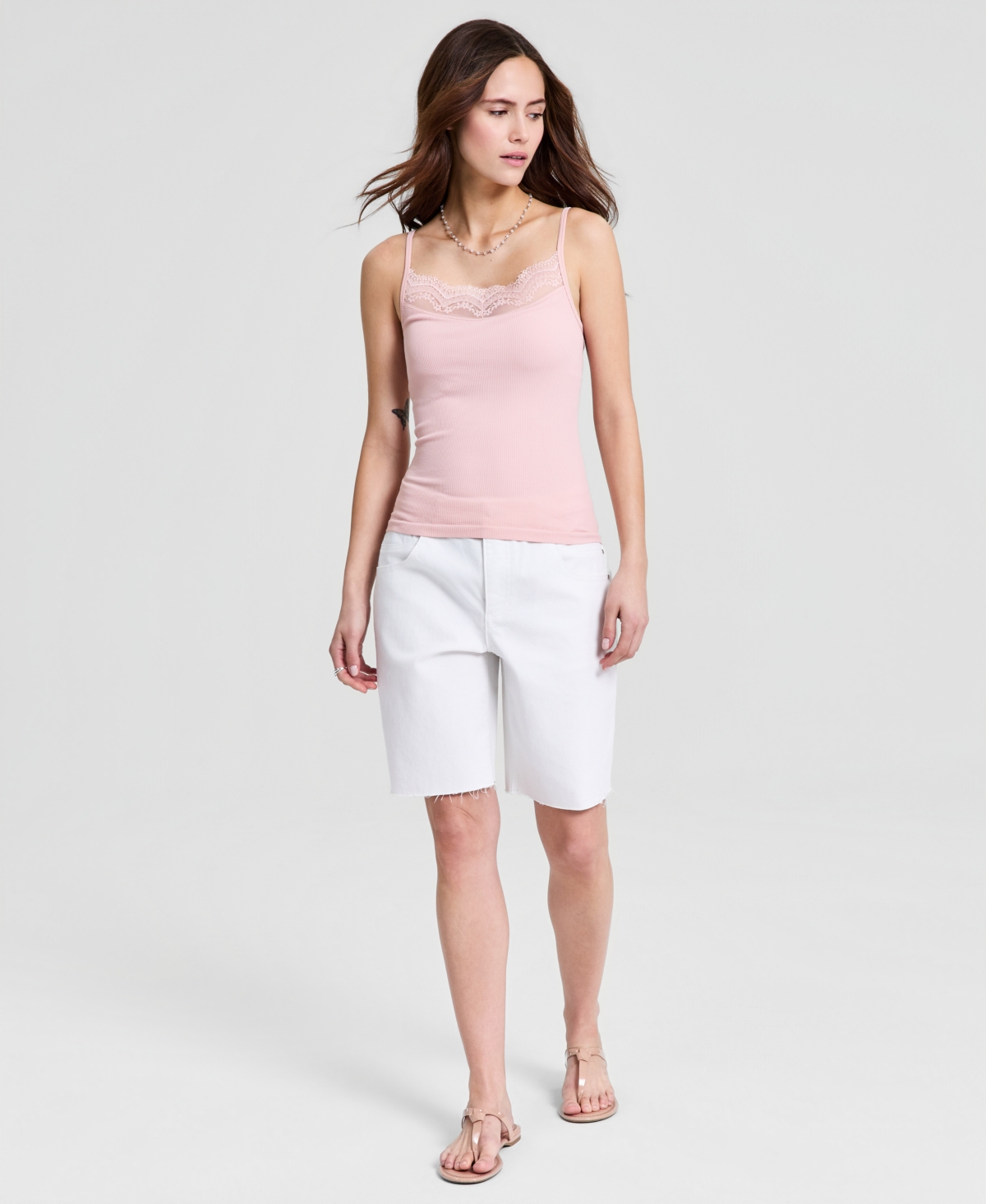 Click here for And Now This Womens High-Rise Denim Jorts  Macys E... prices