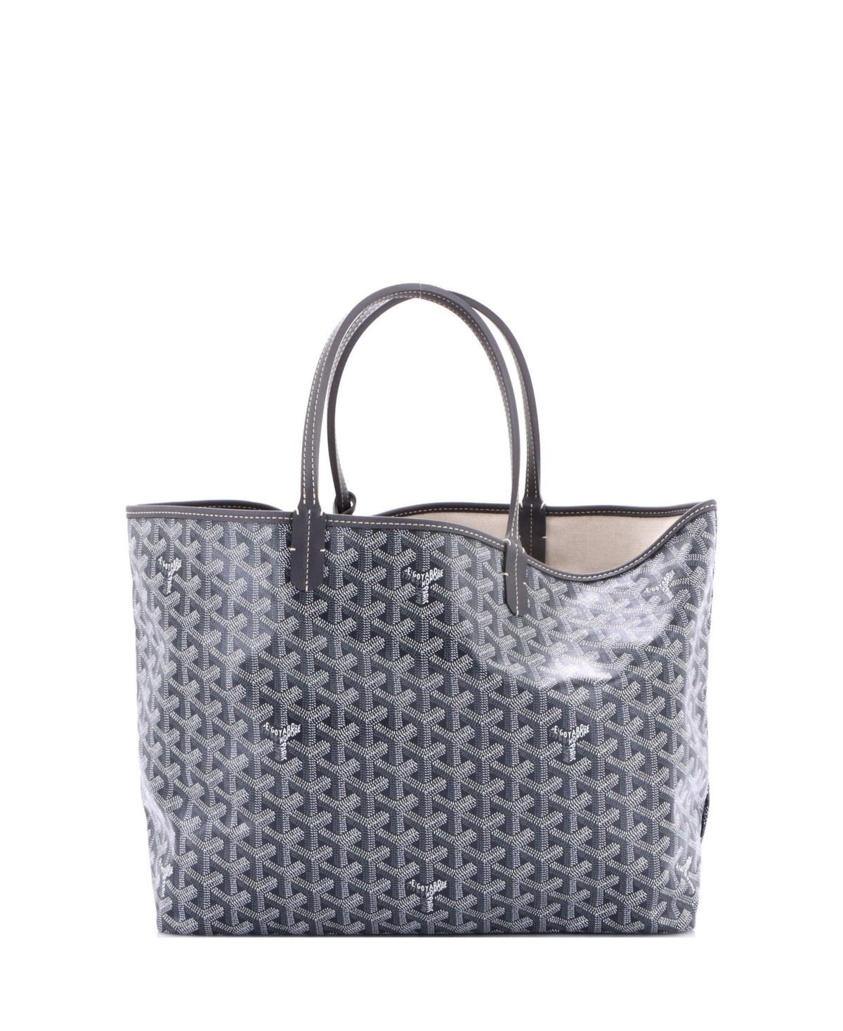 Click here for Pre-Owned Goyard Pm Saint Louis Tote Coated Canvas... prices