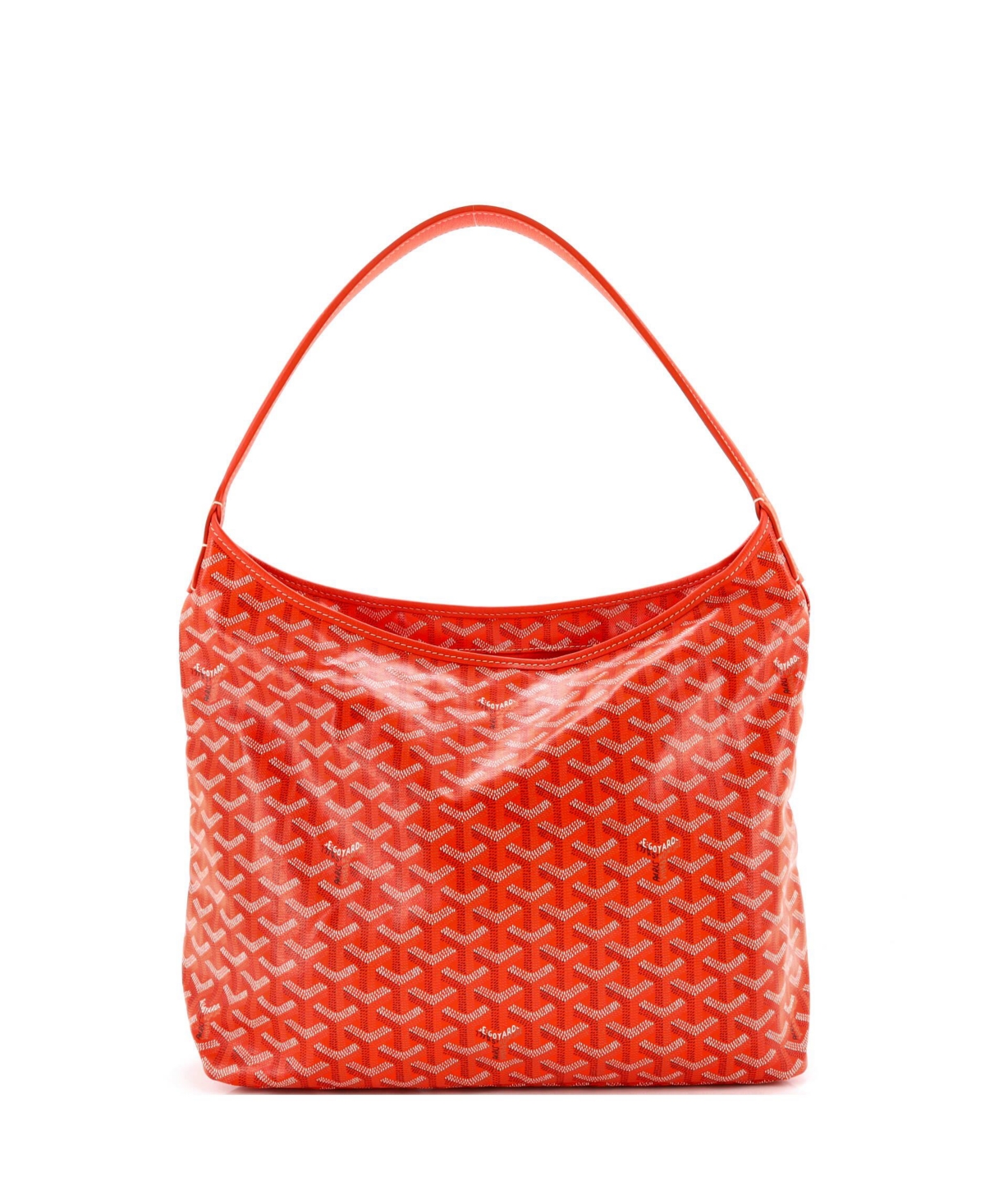 Click here for Pre-Owned Goyard Boheme Hobo Coated Canvas - Orang... prices