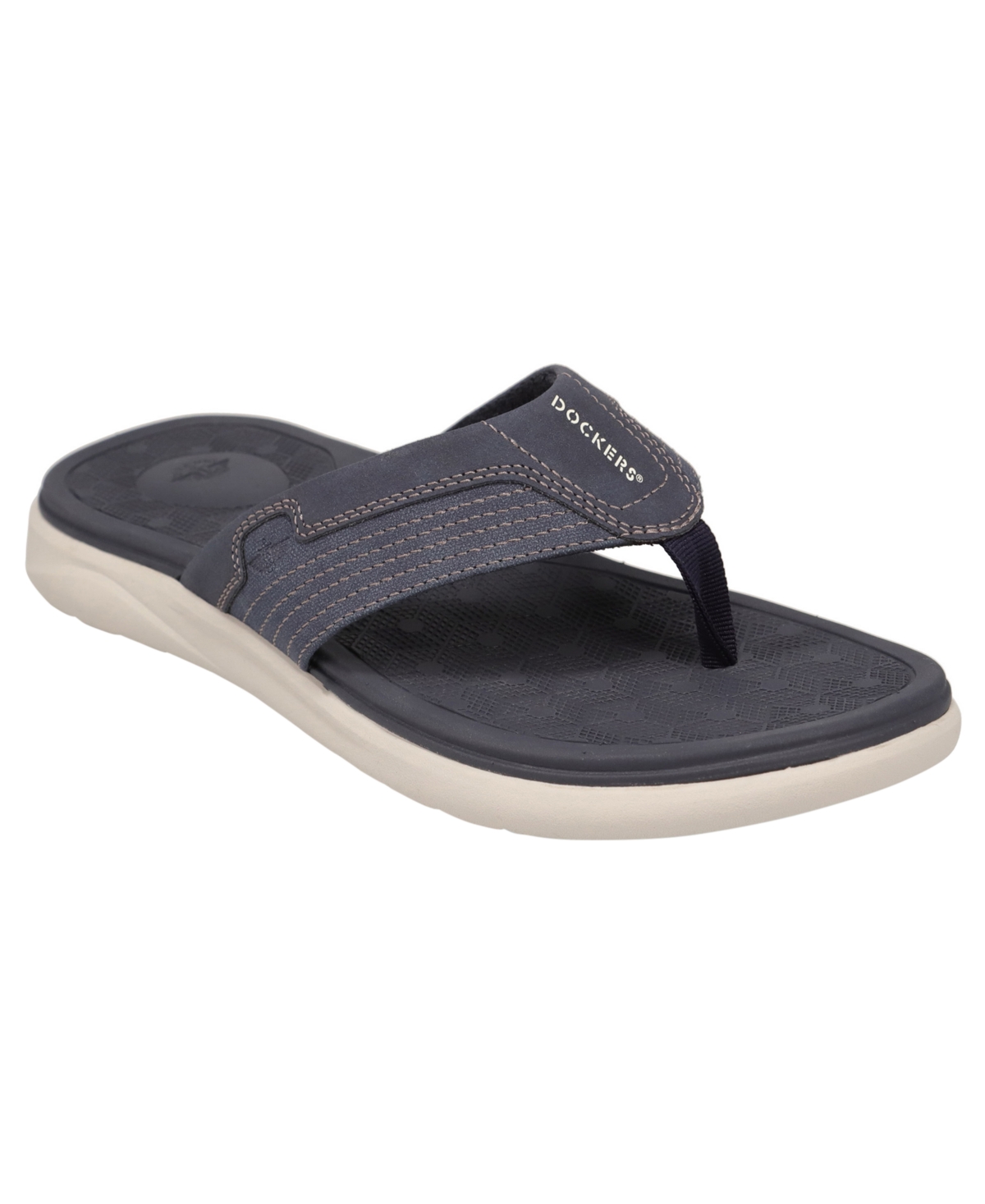 Click here for Dockers Mens Cabana Slip-On Thong Sandals - Blue prices