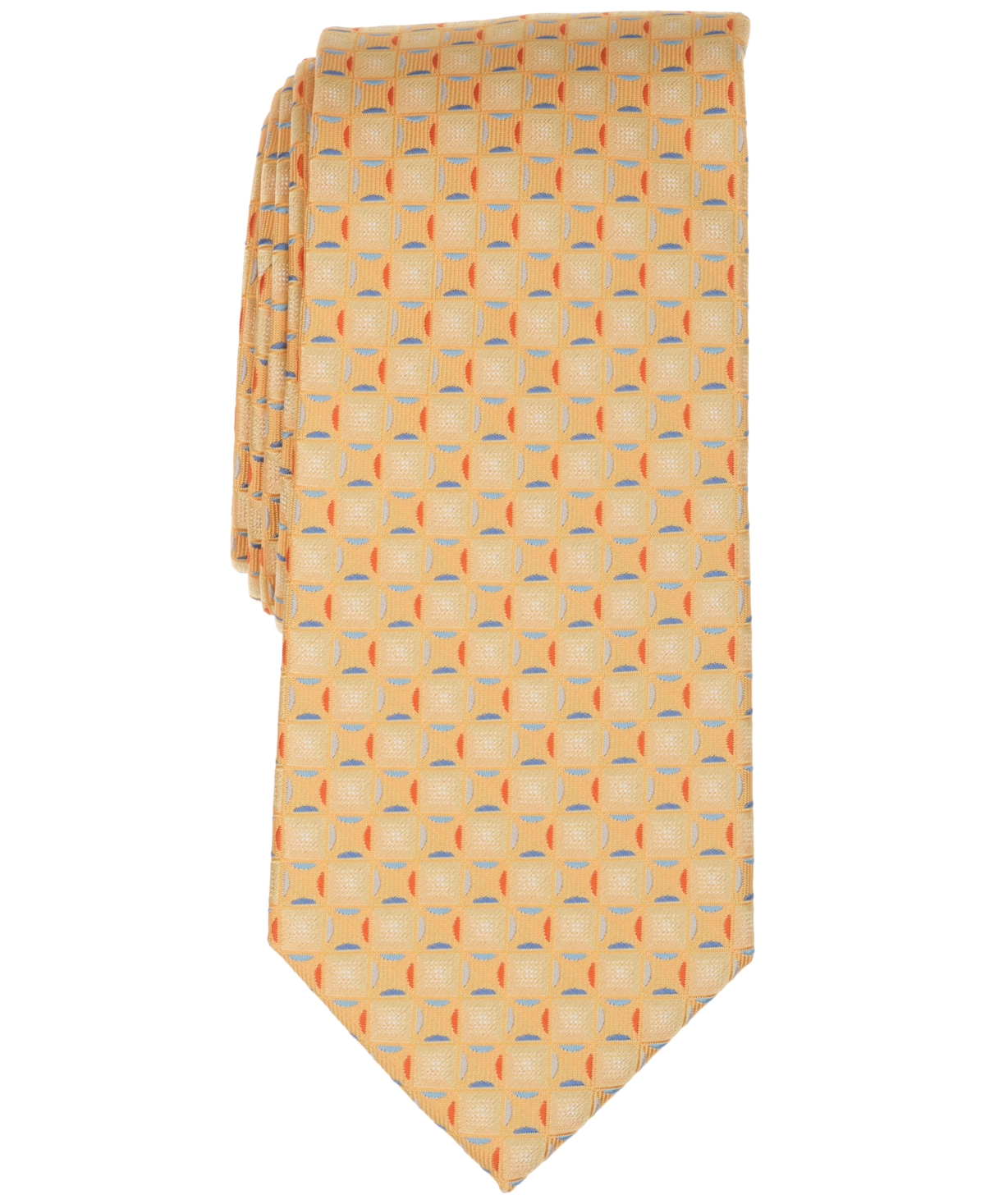 Click here for Perry Ellis Mens Geometric Pattern Tie - Yellow prices