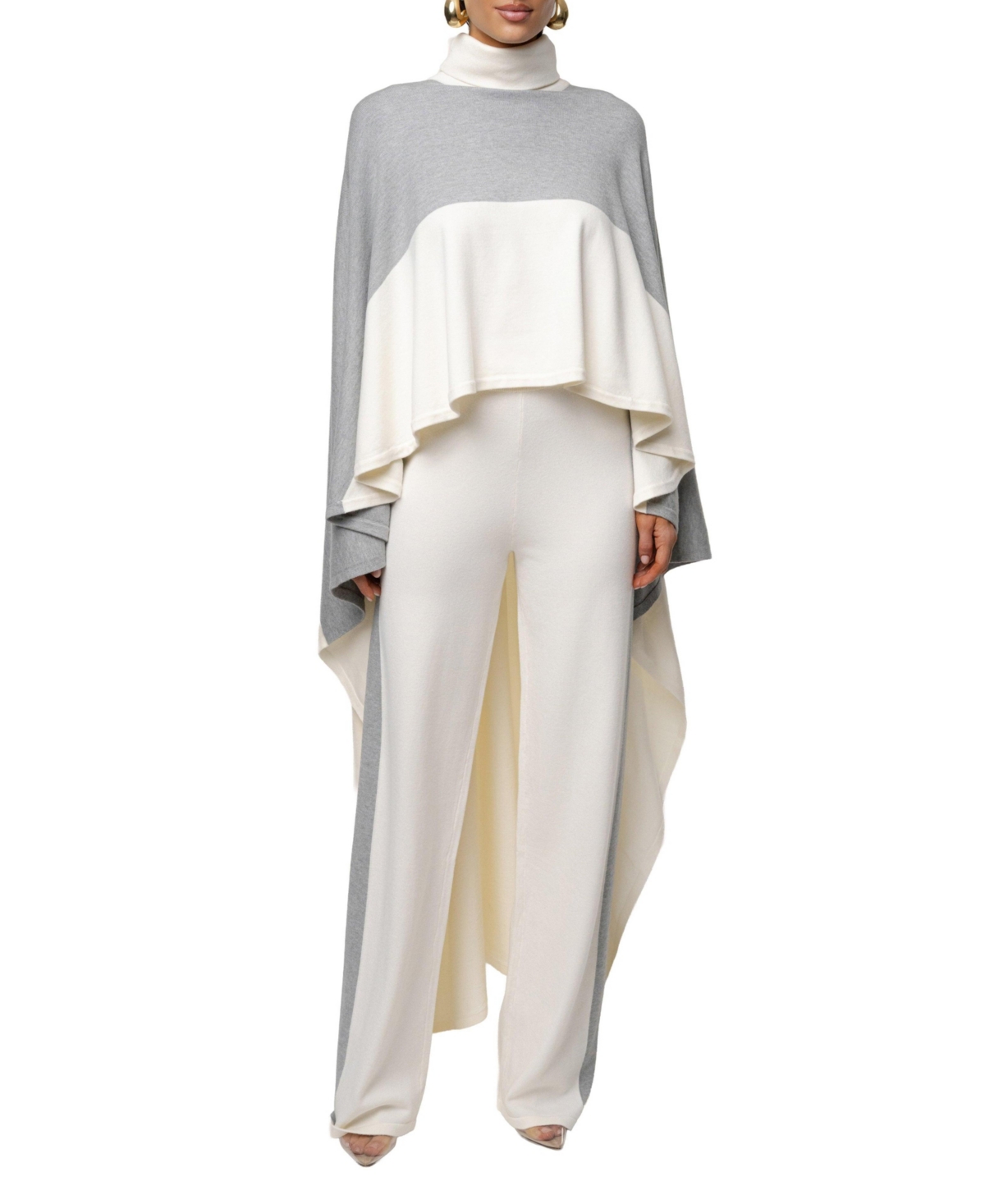 Click here for Jluxlabel Womens Chasing Fall Contrast Top - Ivory prices