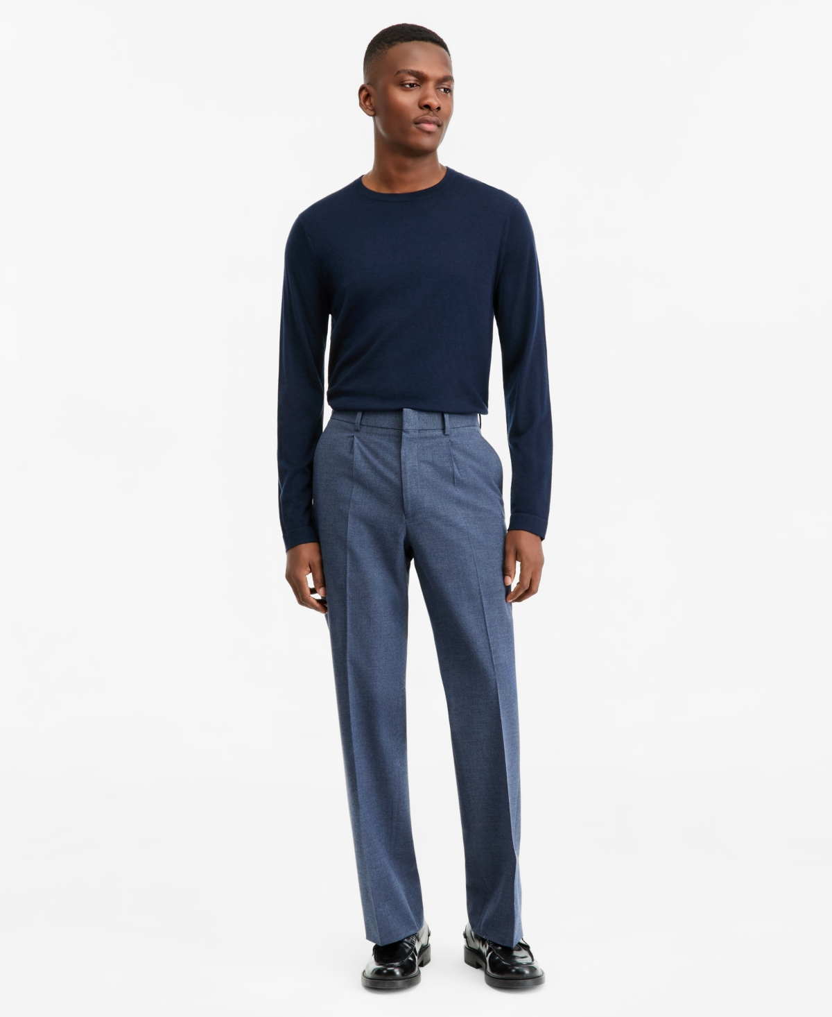 Click here for Calvin Klein Mens Relaxed Suit Separates Pant - Bl... prices