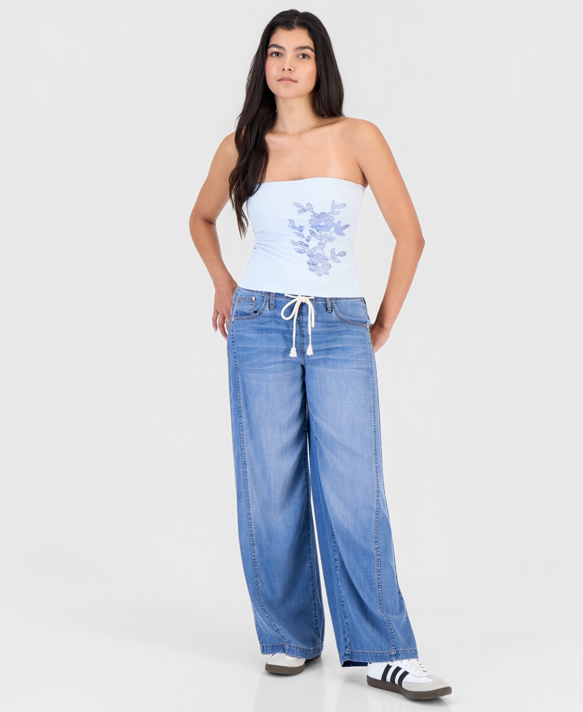 Click here for Celebrity Pink Juniors Light-Weight Wide-Leg Draws... prices