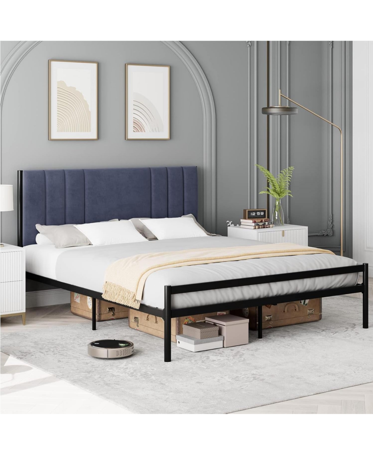 Click here for Gaomon Full Bed Frame  Platform Bed Frame with Vel... prices