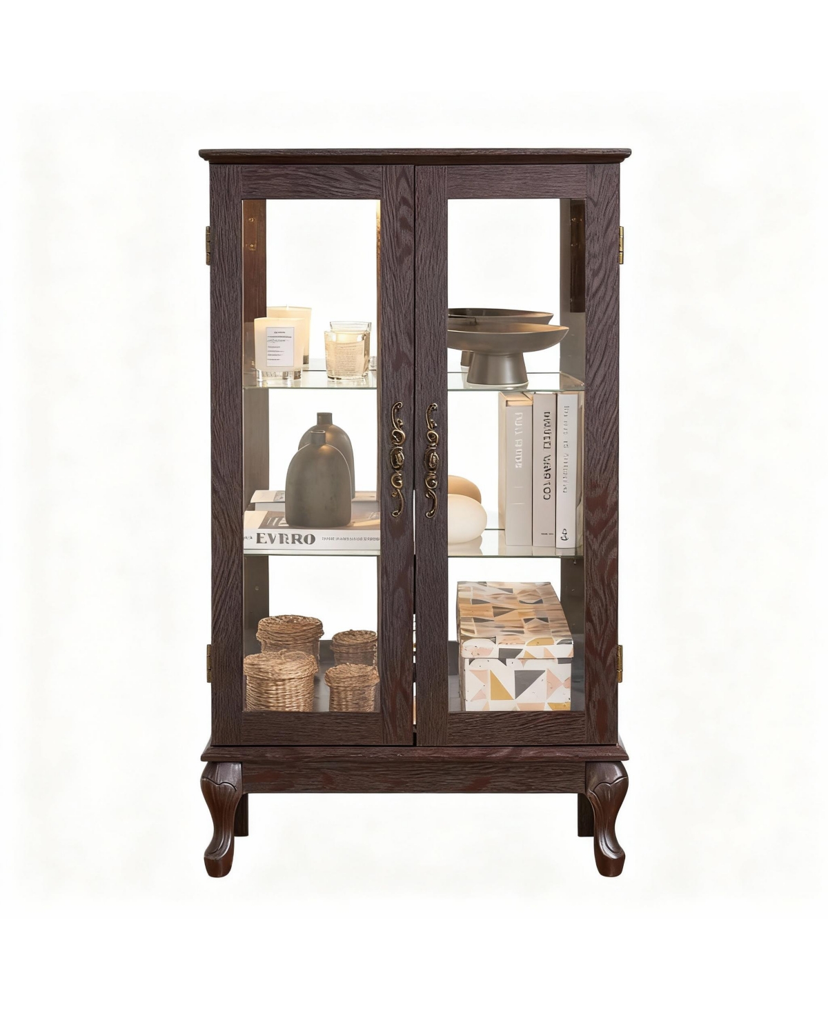 Click here for Yigii Antique Display Cabinet with Lighted Glass D... prices