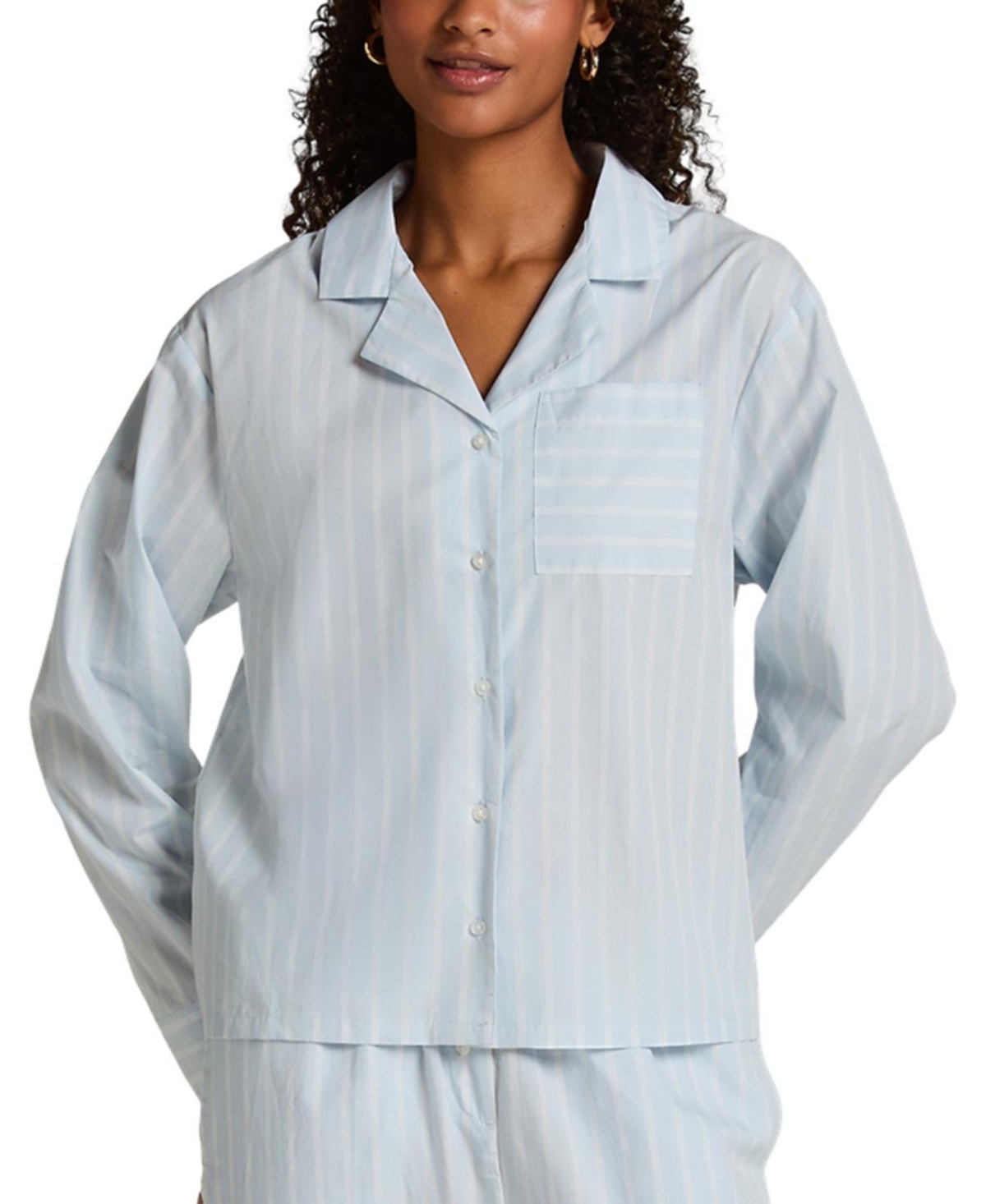 Click here for Hunkemoller Womens Woven Cotton Stripe Jacket - Xe... prices