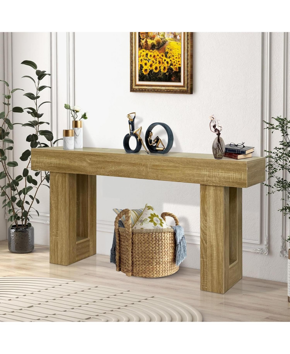 Click here for gaomon CuisinSmart Wood Console Table  63" Lo... prices