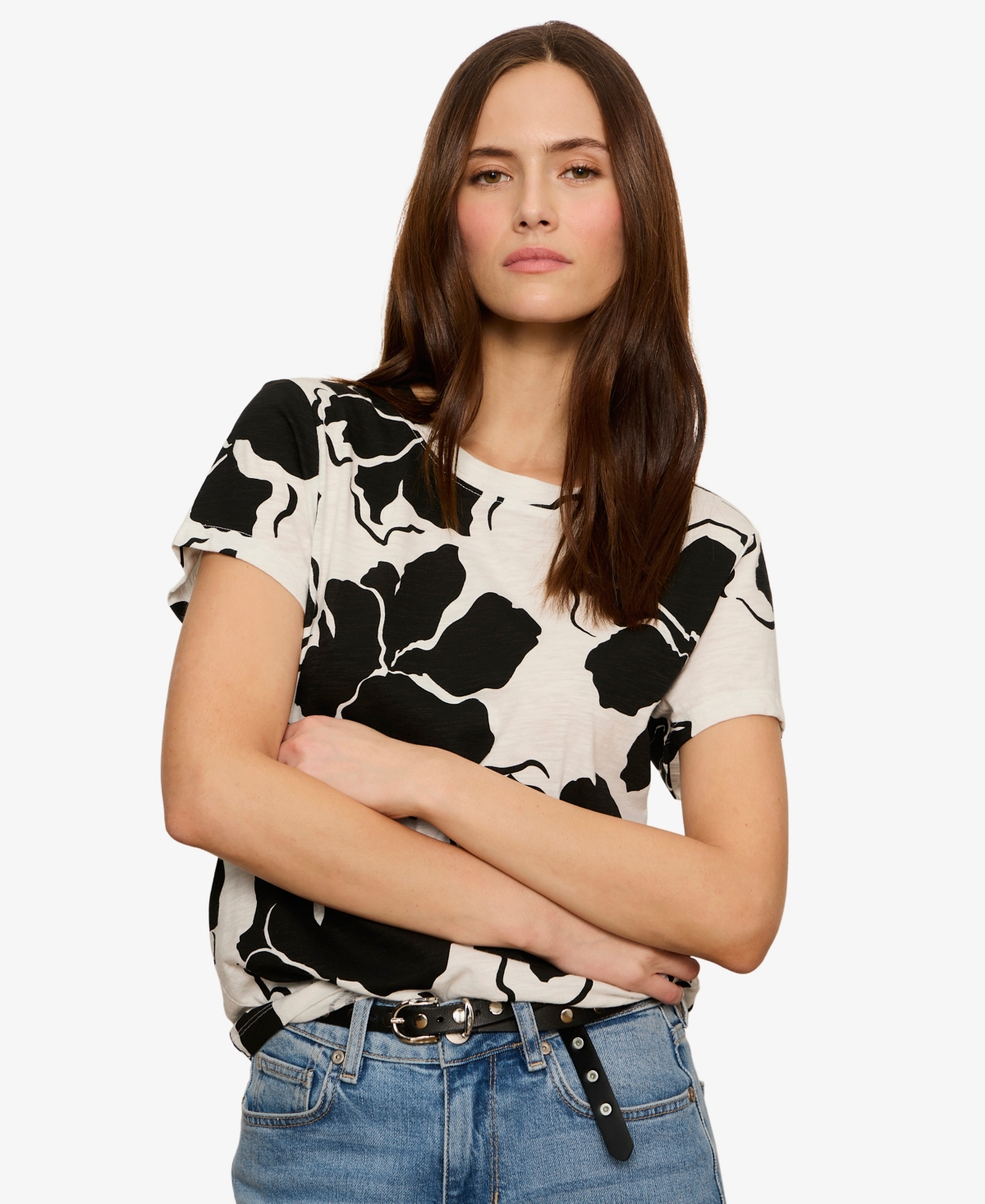 Click here for Sanctuary Petite Crewneck Short-Sleeve T-Shirt - I... prices