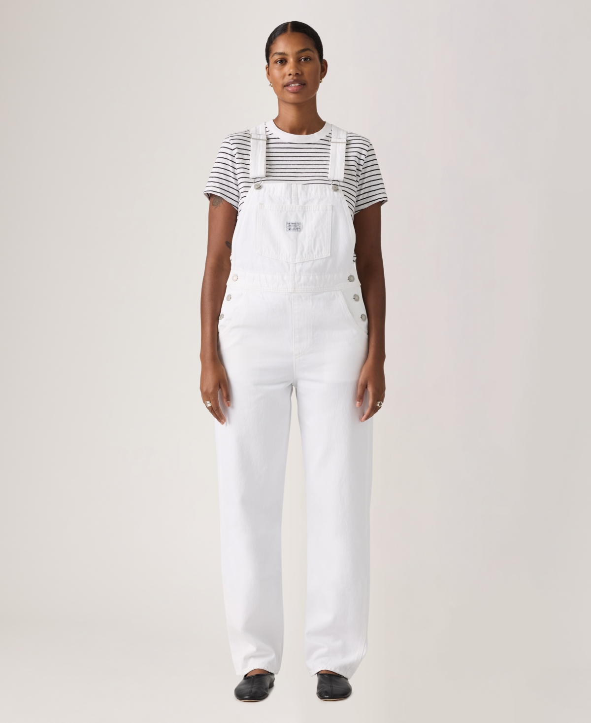Click here for Levis Womens Vintage-Style Cotton Denim Overalls -... prices