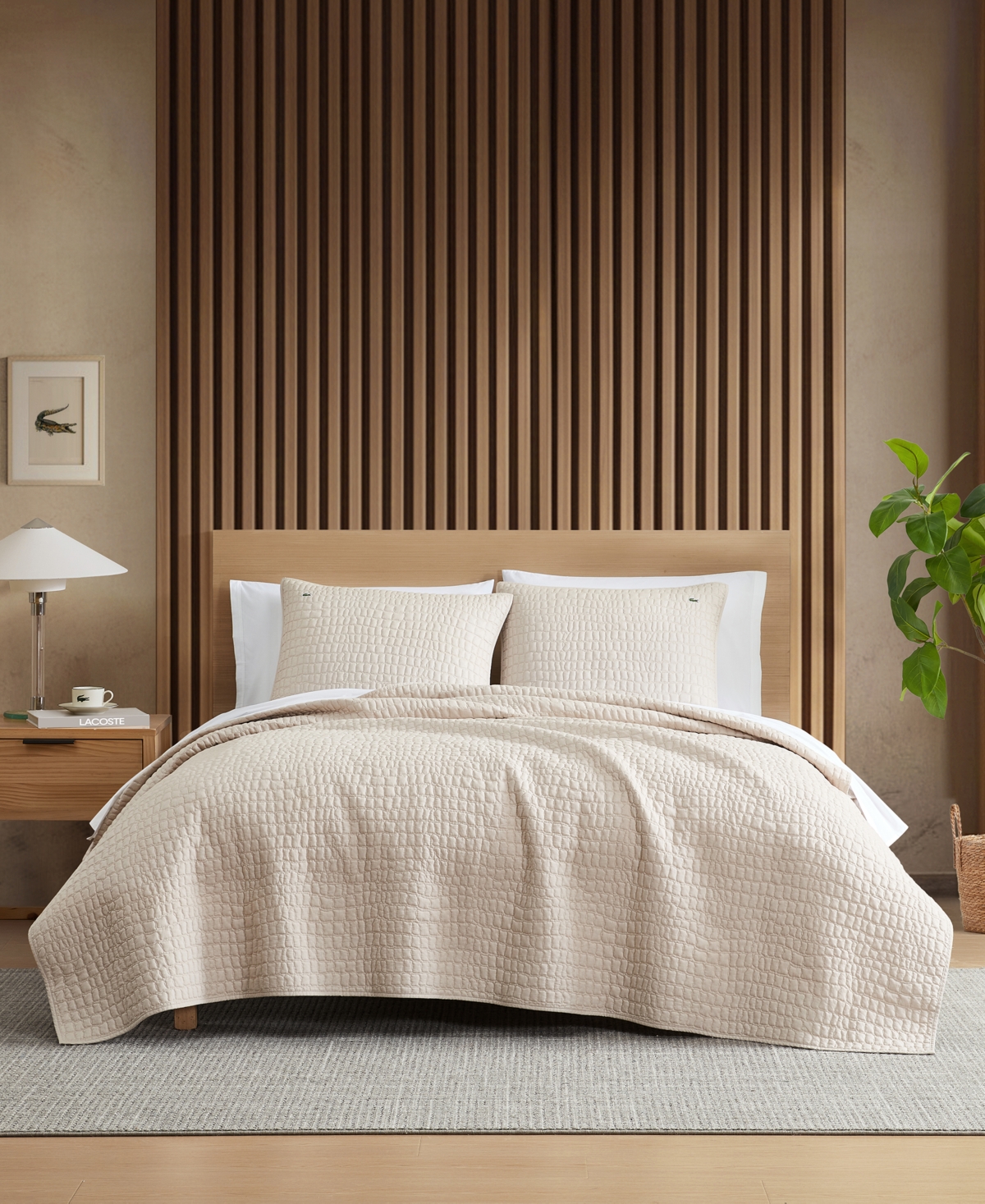 Click here for Lacoste Home Croc Scale Cotton 3-Pc. Quilt Set  Ki... prices