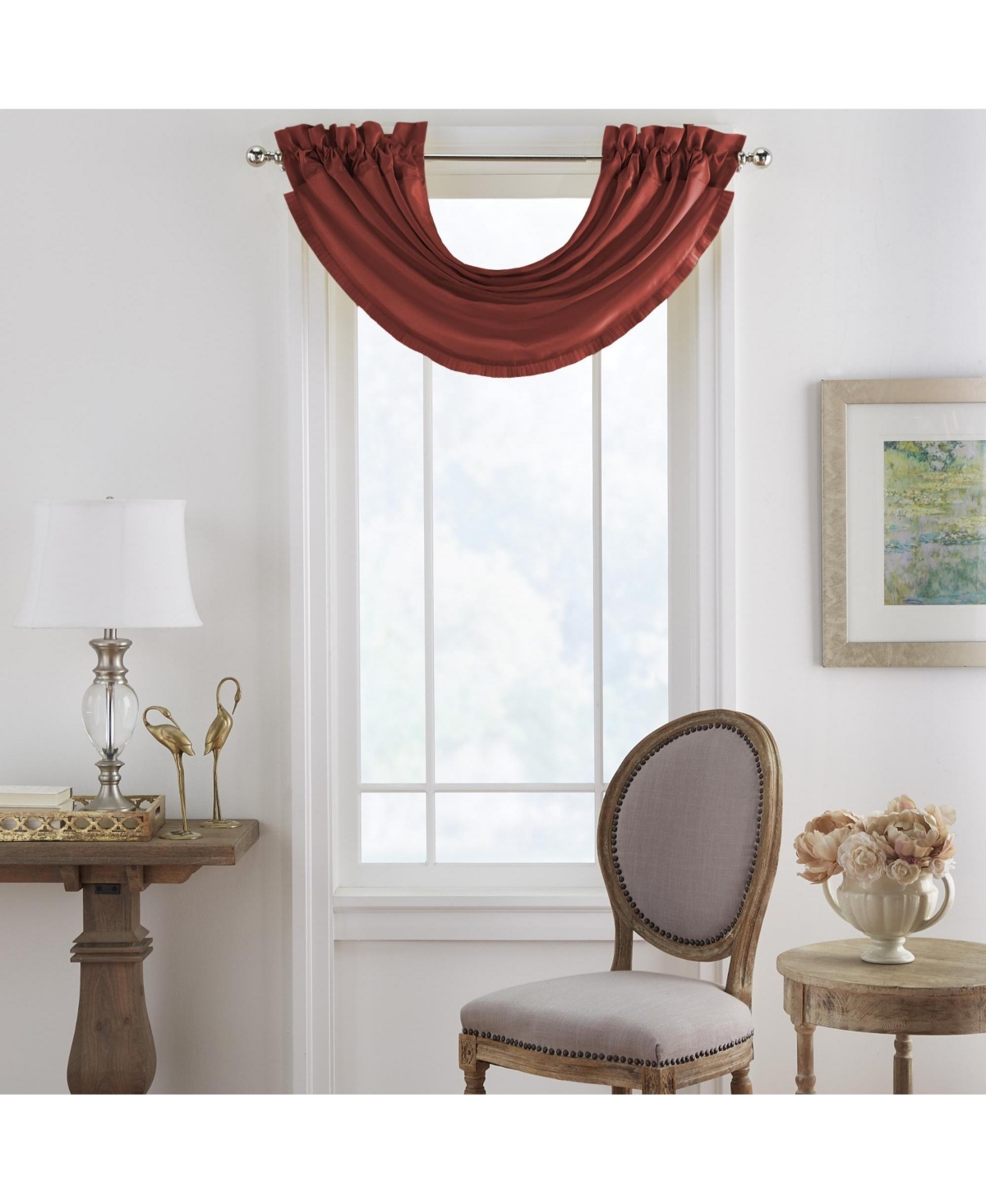 Click here for Elrene Home Fashions Versailles Faux Silk Waterfal... prices