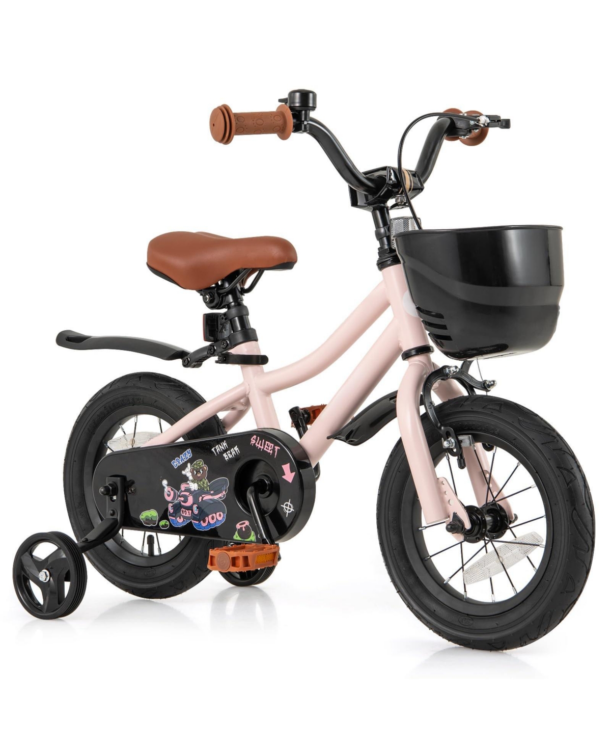 Click here for Mecale 12 Inches Kids Bike with Basket and Adjusta... prices