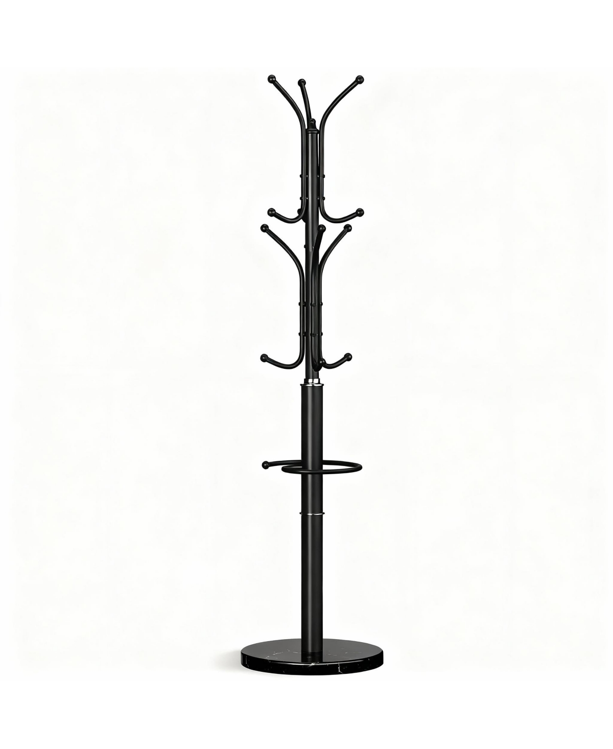 Click here for Yigii Heavy-Duty Marble Base Coat Rack with 12 Hoo... prices
