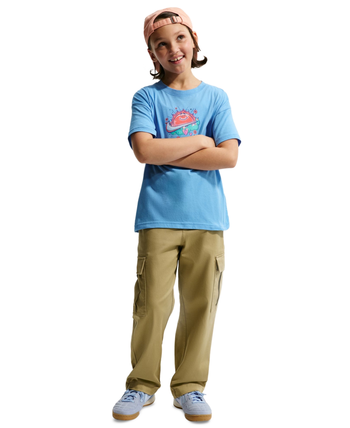 Click here for Nike Girls 7-16 Sportswear Crewneck T-Shirt - Univ... prices