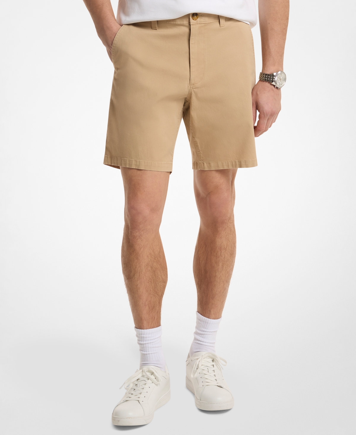 Click here for Michael Kors Mens Signature Stretch-Cotton Shorts... prices