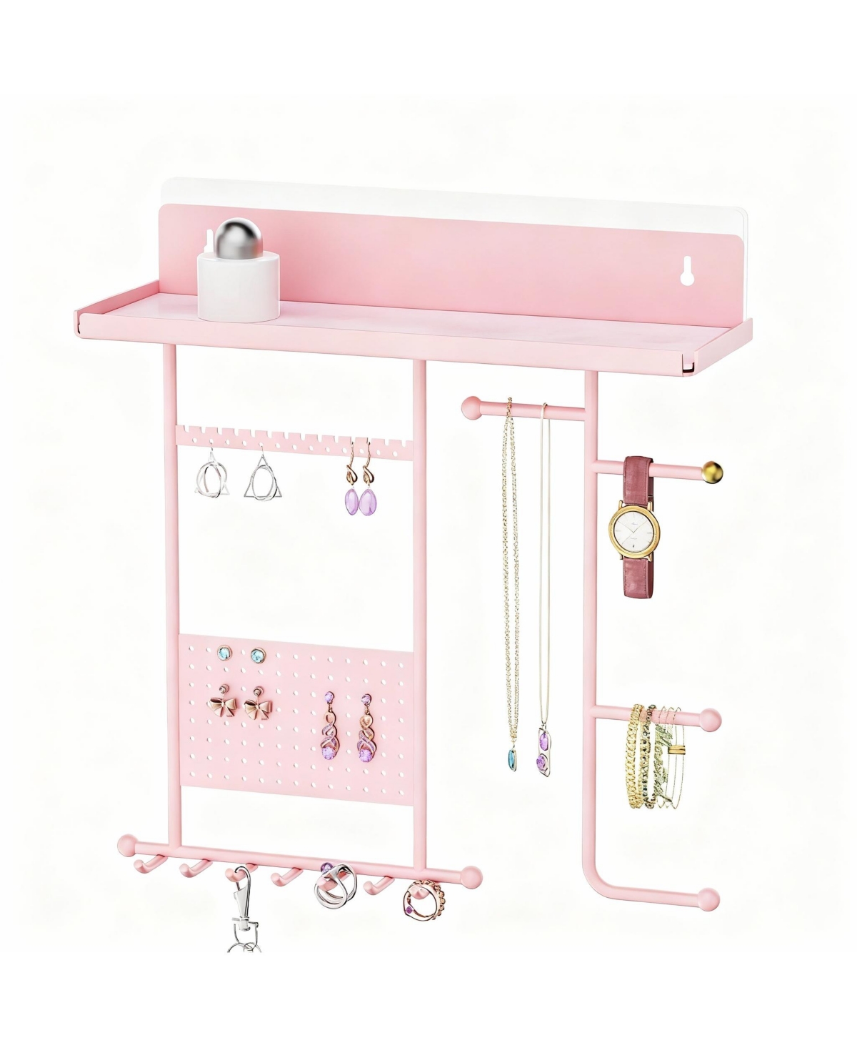 Click here for Yigii Wall-Mounted Jewelry Wall Rack with Soft Pad... prices