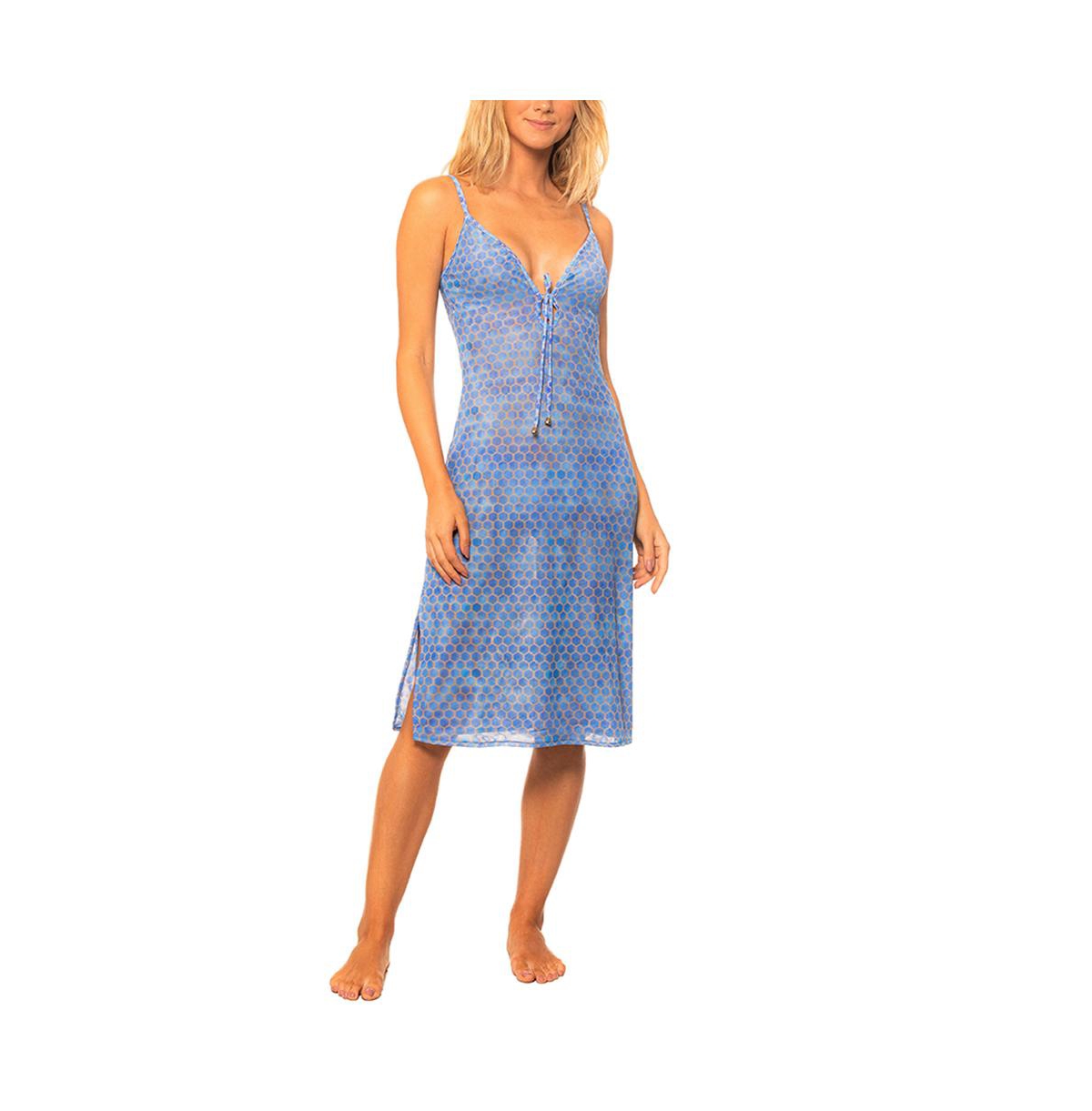 Click here for Guria Beachwear Womens Mesh Midi Dress Cover-up -... prices