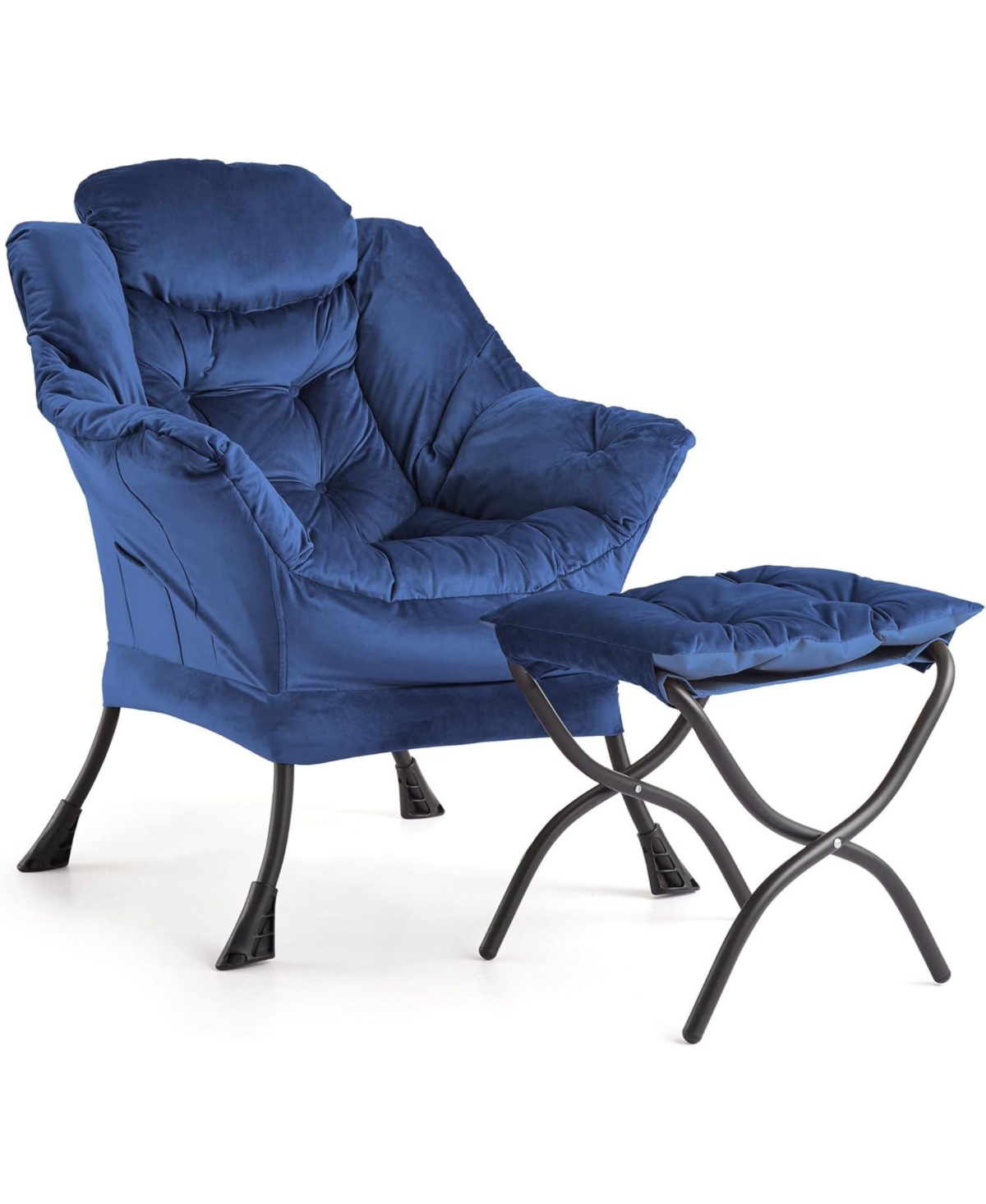 Click here for gaomon Large Lounge Accent Armchair with Ottoman -... prices