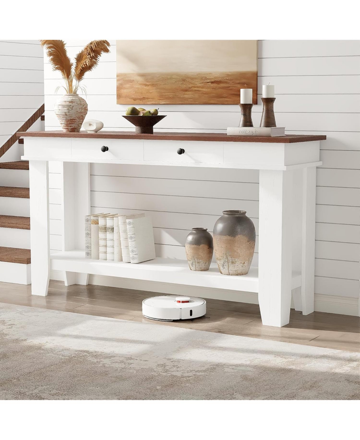 Click here for gaomon 54" Long Console Table  Wooden Entrywa... prices