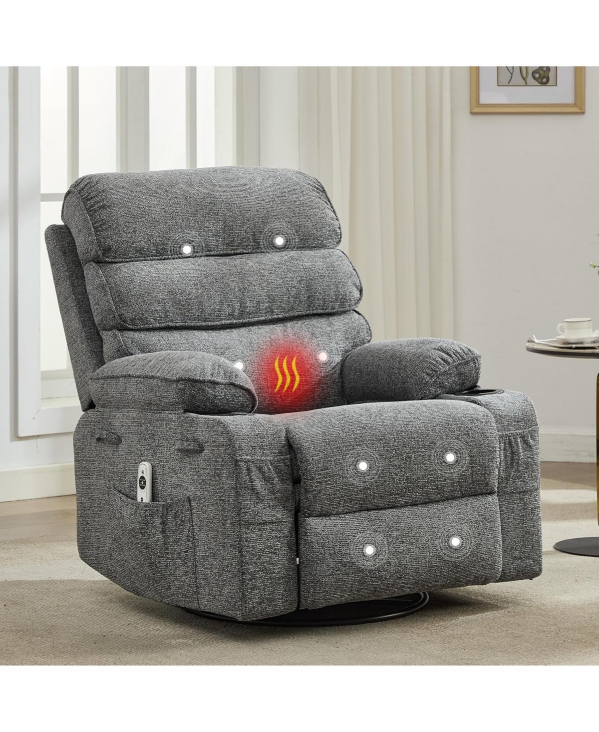 Click here for gaomon Adult Recliner Chair  Oversized Fabric 360&... prices