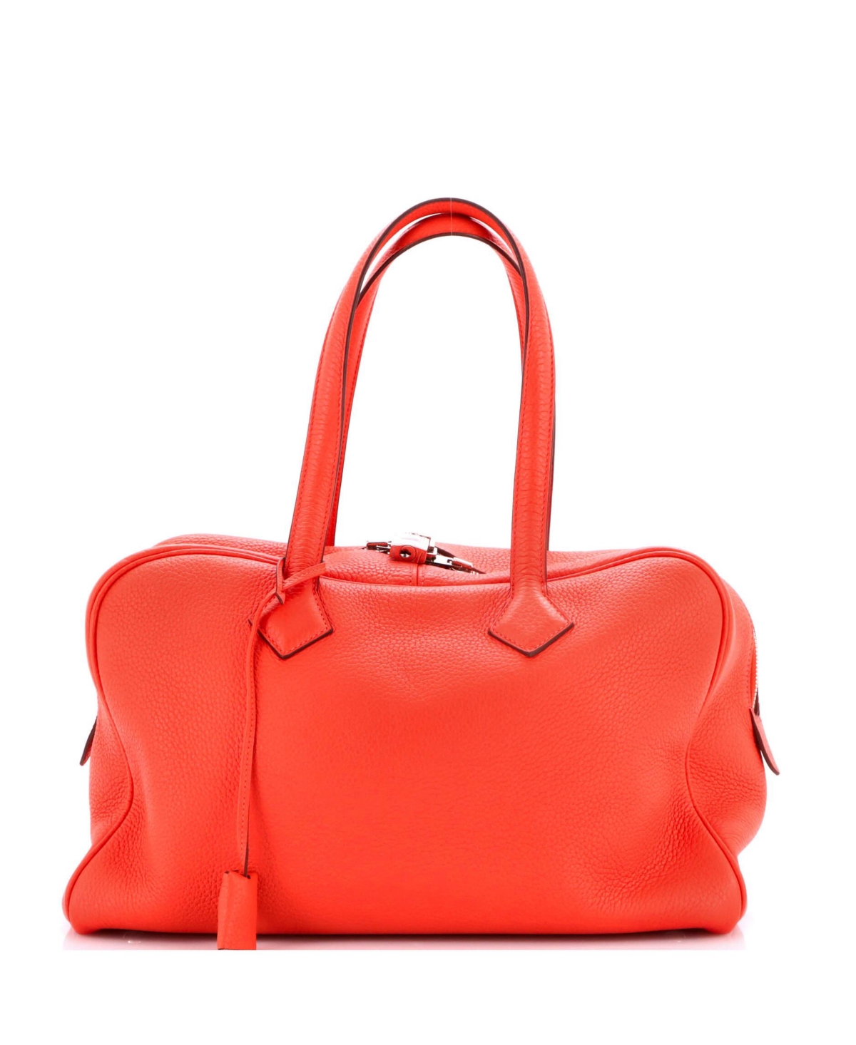 Click here for Pre-Owned HERMES 35 Victoria Ii Bag Clemence - Ora... prices
