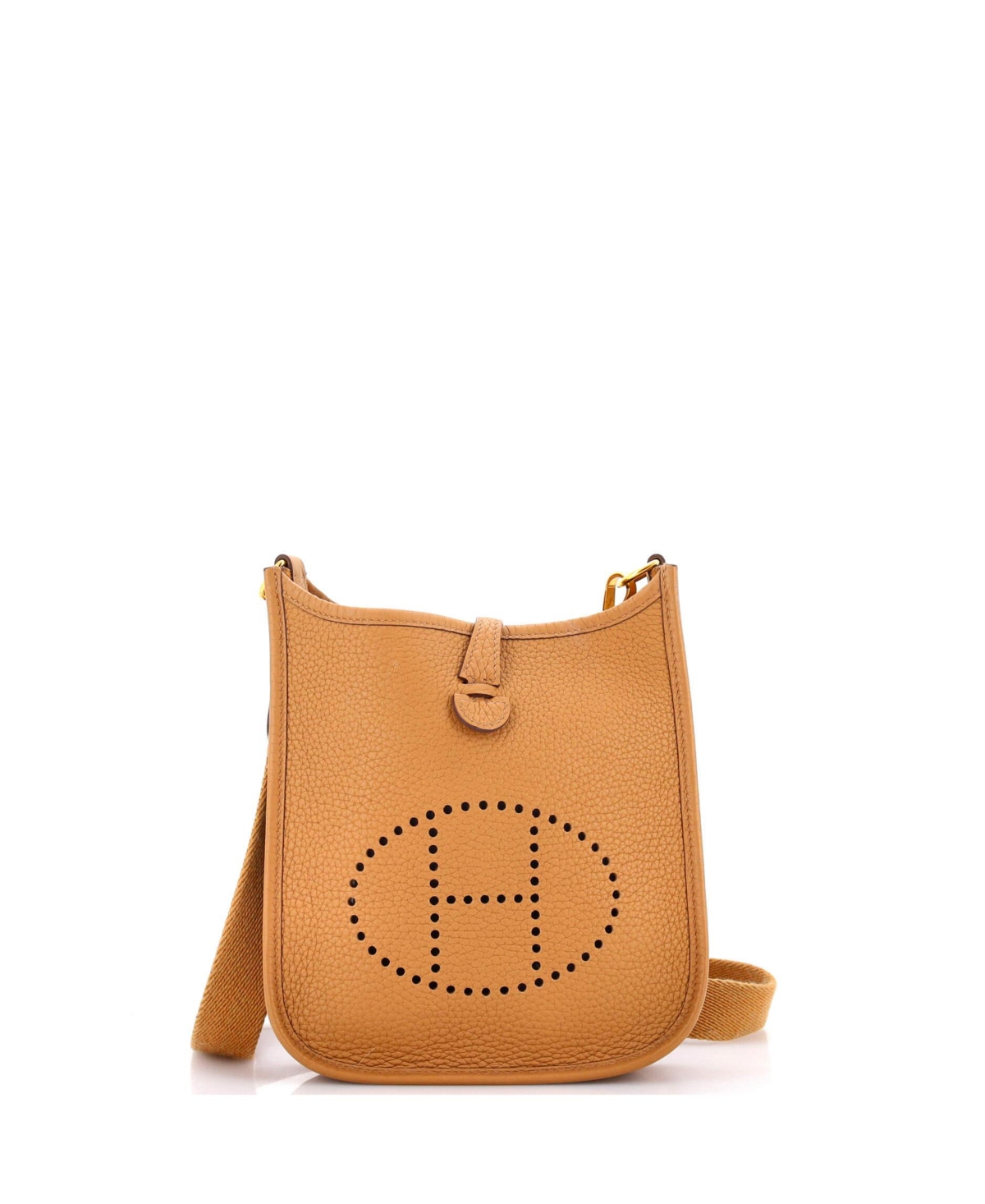 Click here for Pre-Owned HERMES Tpm Evelyne Bag Gen Iii Clemence... prices