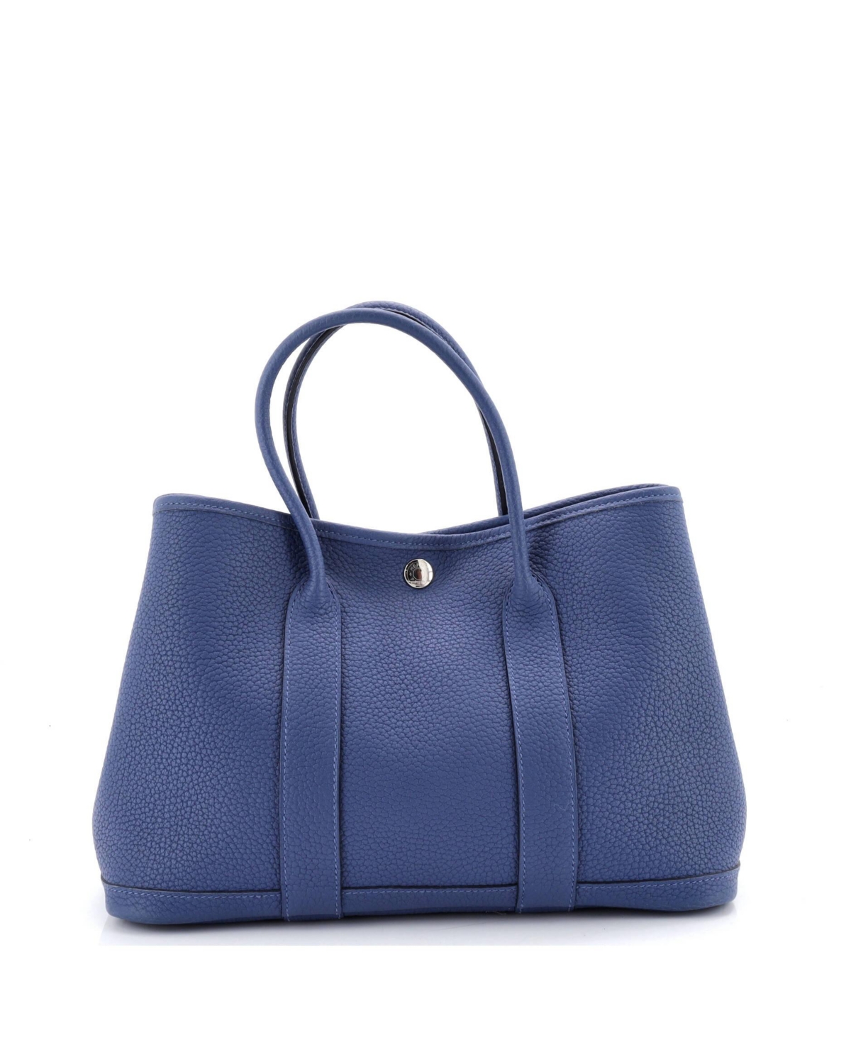 Click here for Pre-Owned HERMES 30 Garden Party Tote Leather - Bl... prices