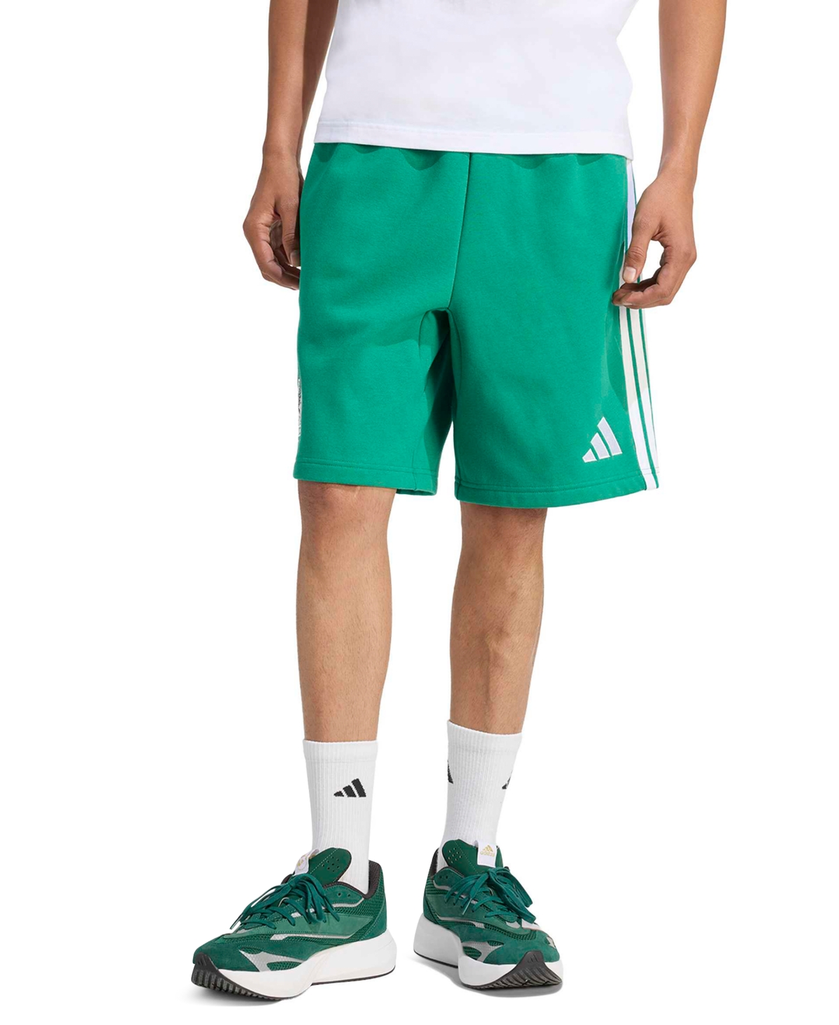 Click here for adidas Mens Mexico Dna Fleece Regular-Fit Shorts -... prices