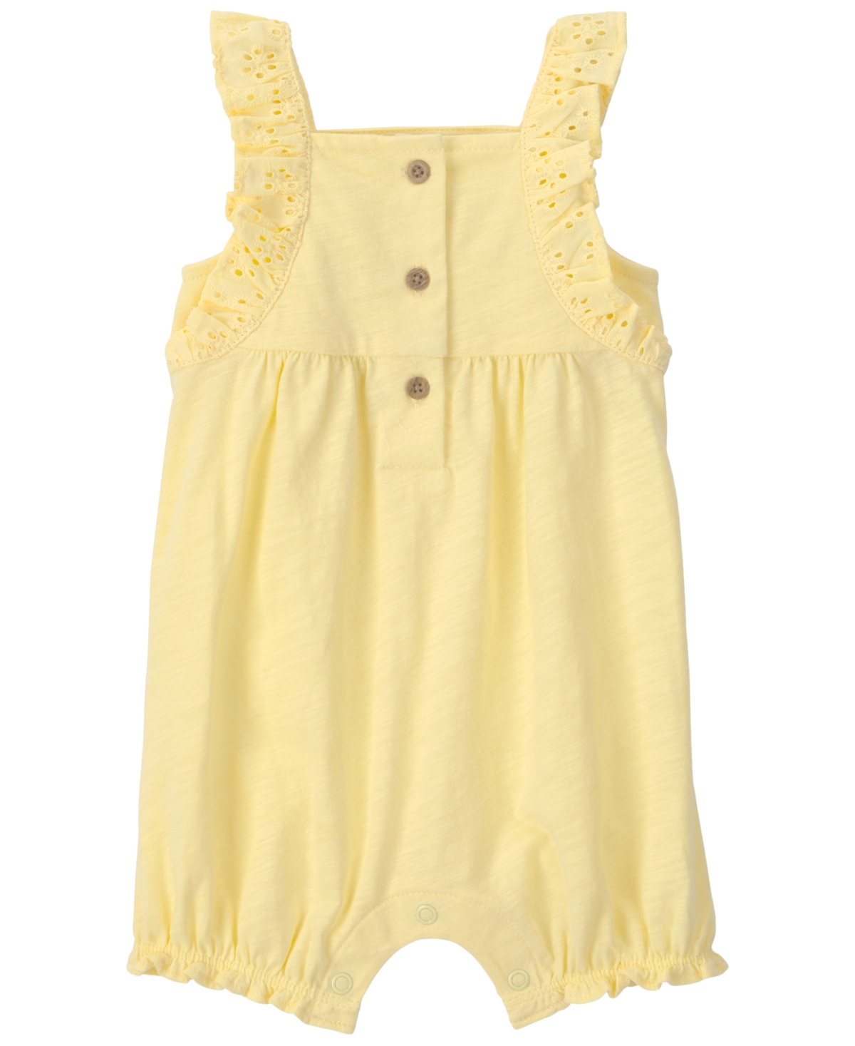 Click here for Carters Baby Girls Sleeveless Romper - Yellow prices