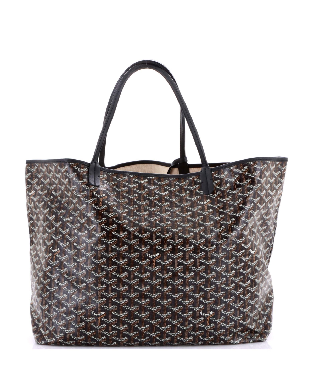 Click here for Pre-Owned Goyard Gm Saint Louis Tote Coated Canvas... prices
