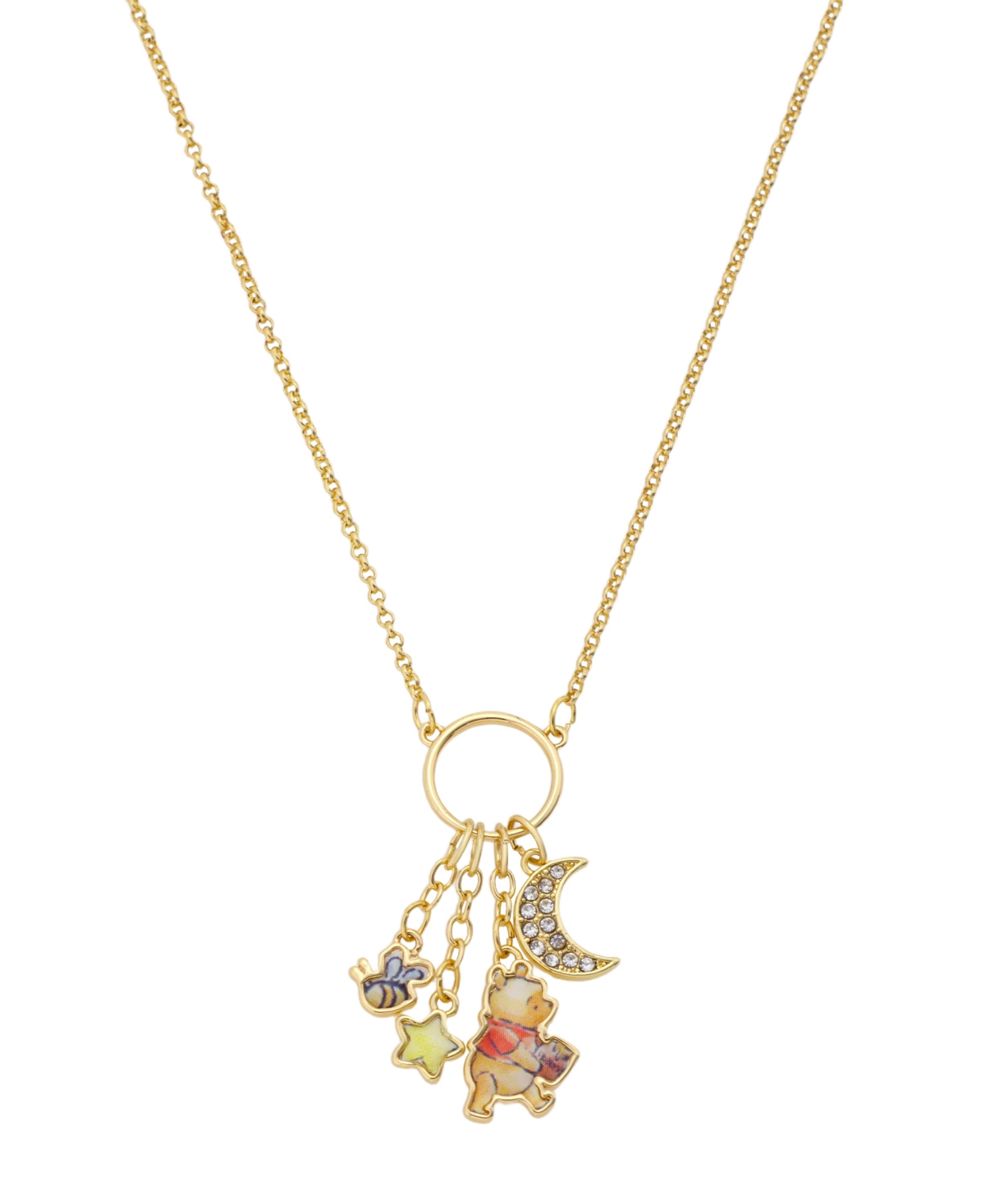 Click here for Disney Winnie the Pooh Crystal Cluster Charm Neckl... prices