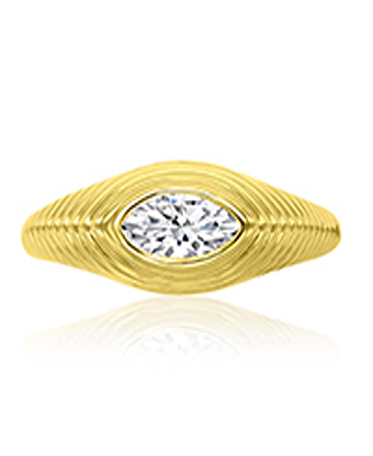 Click here for Macys Cubic Zirconia Marquise Ring in 14k Yellow G... prices