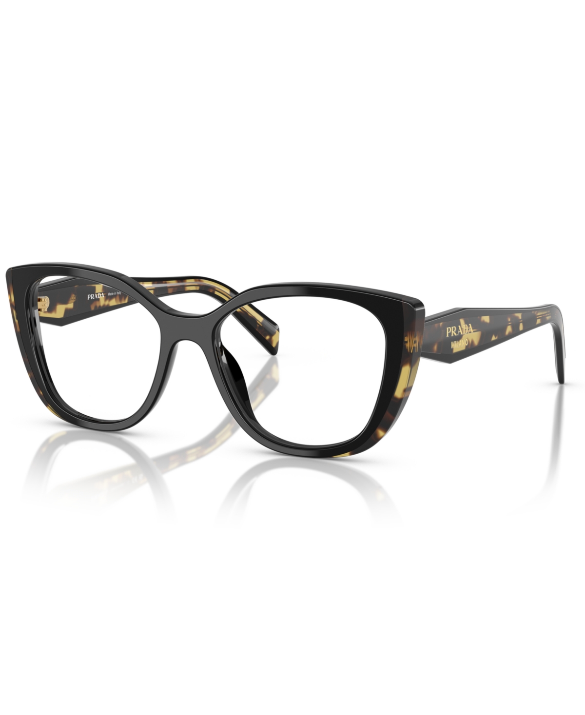 Click here for Prada Womens Cat Eye Eyeglasses  Pr B04V - Black... prices