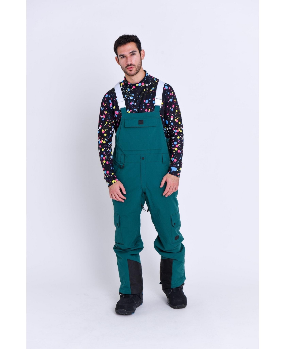 Click here for Oosc Clothing Mens Yeh Man Bib Pant - Forest Green... prices