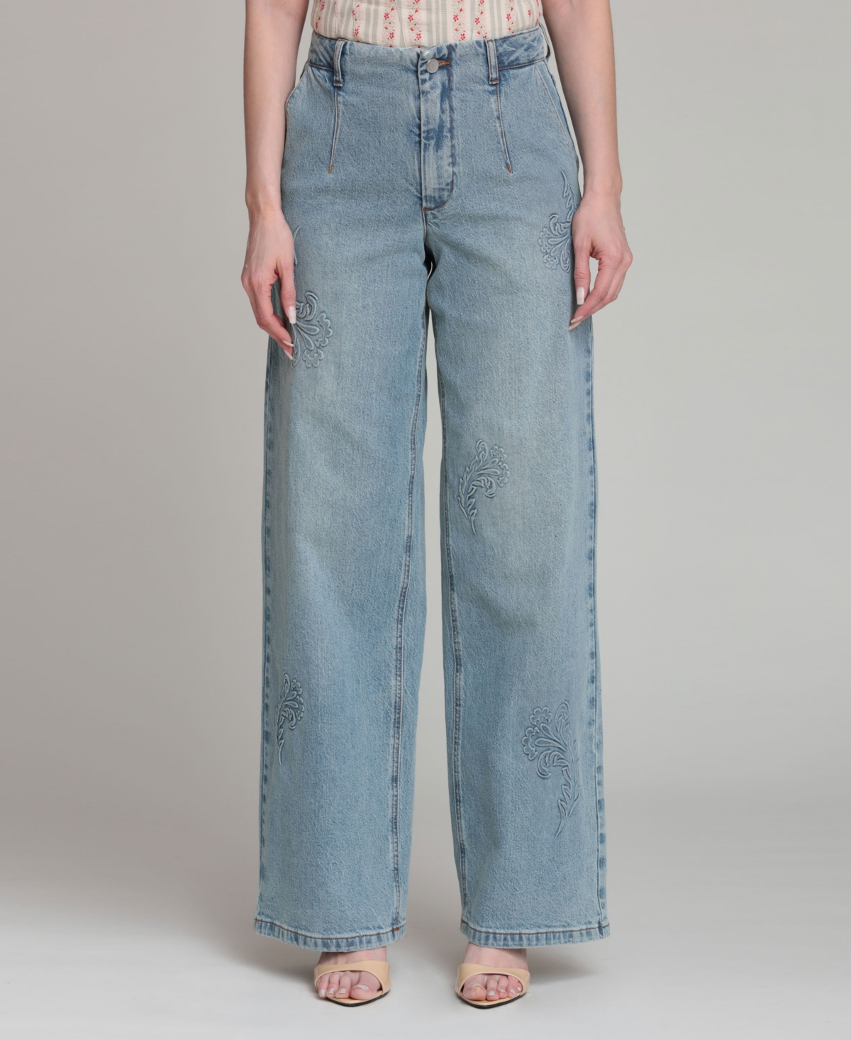 Click here for Avec Les Filles Womens Mid-Rise High Curve Jeans -... prices