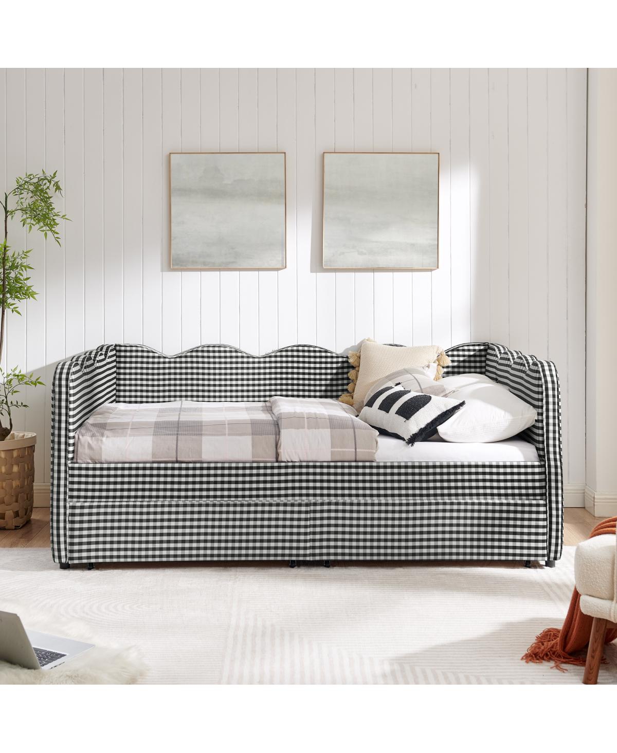 Click here for Streamdale Furniture Streamdale Cozy Gingham Daybe... prices