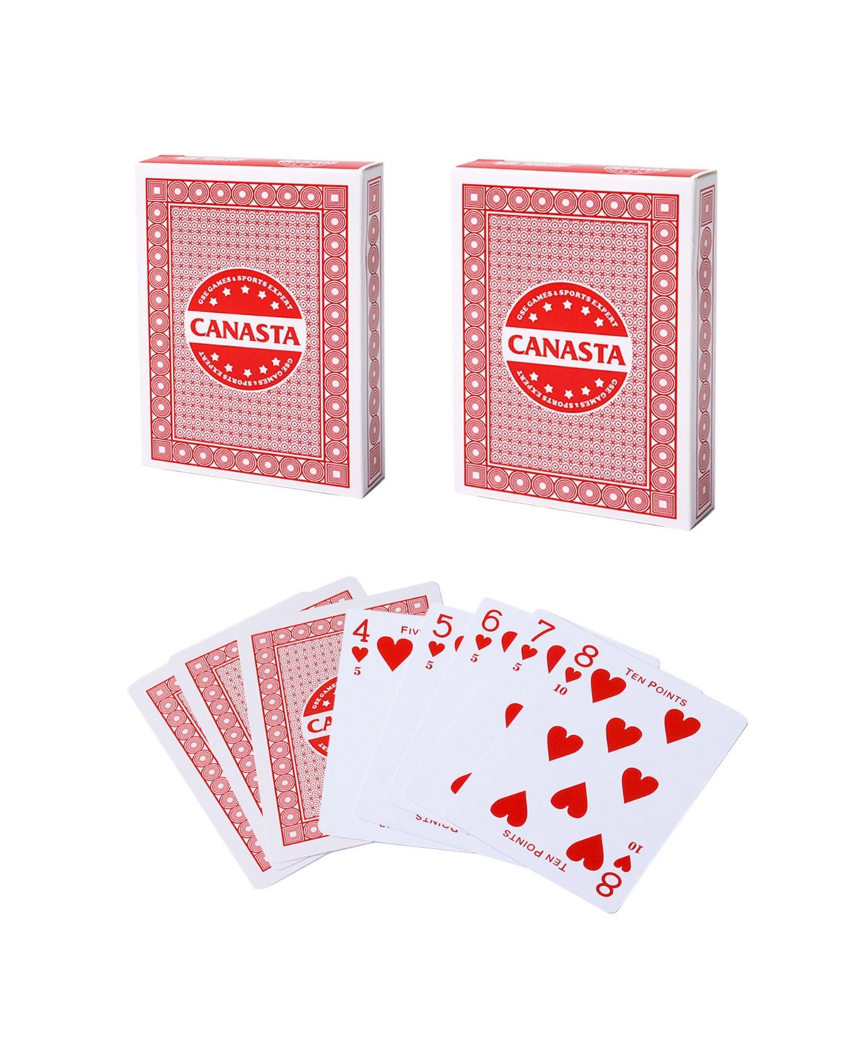 Click here for Gse Games & Sports Expert Gse 2 deck canasta cards... prices
