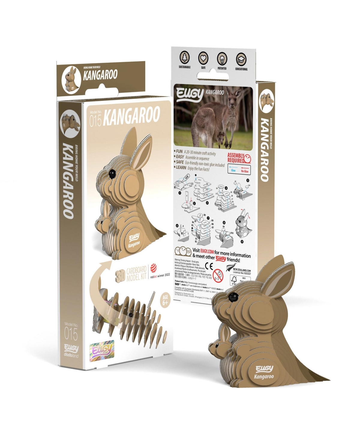 Click here for Eugy Kangaroo 3D Puzzle prices