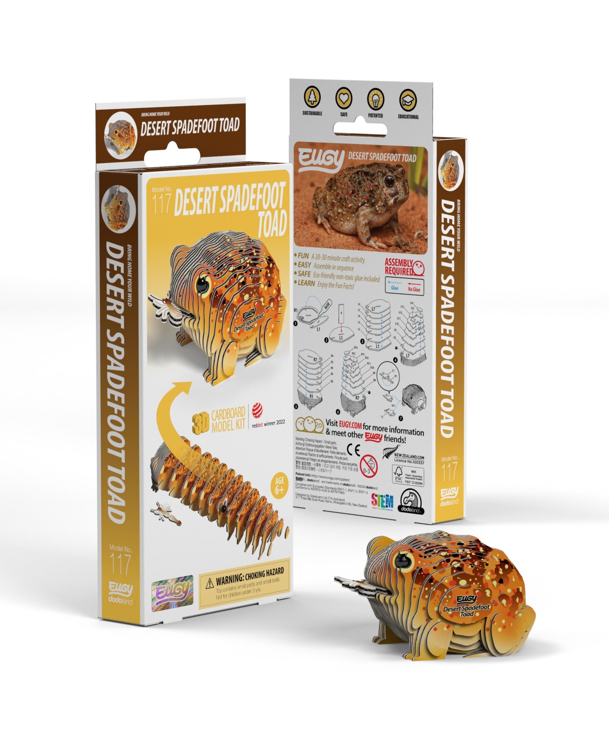 Click here for Eugy Desert Spadefoot Toad 3D Puzzle - Multi prices