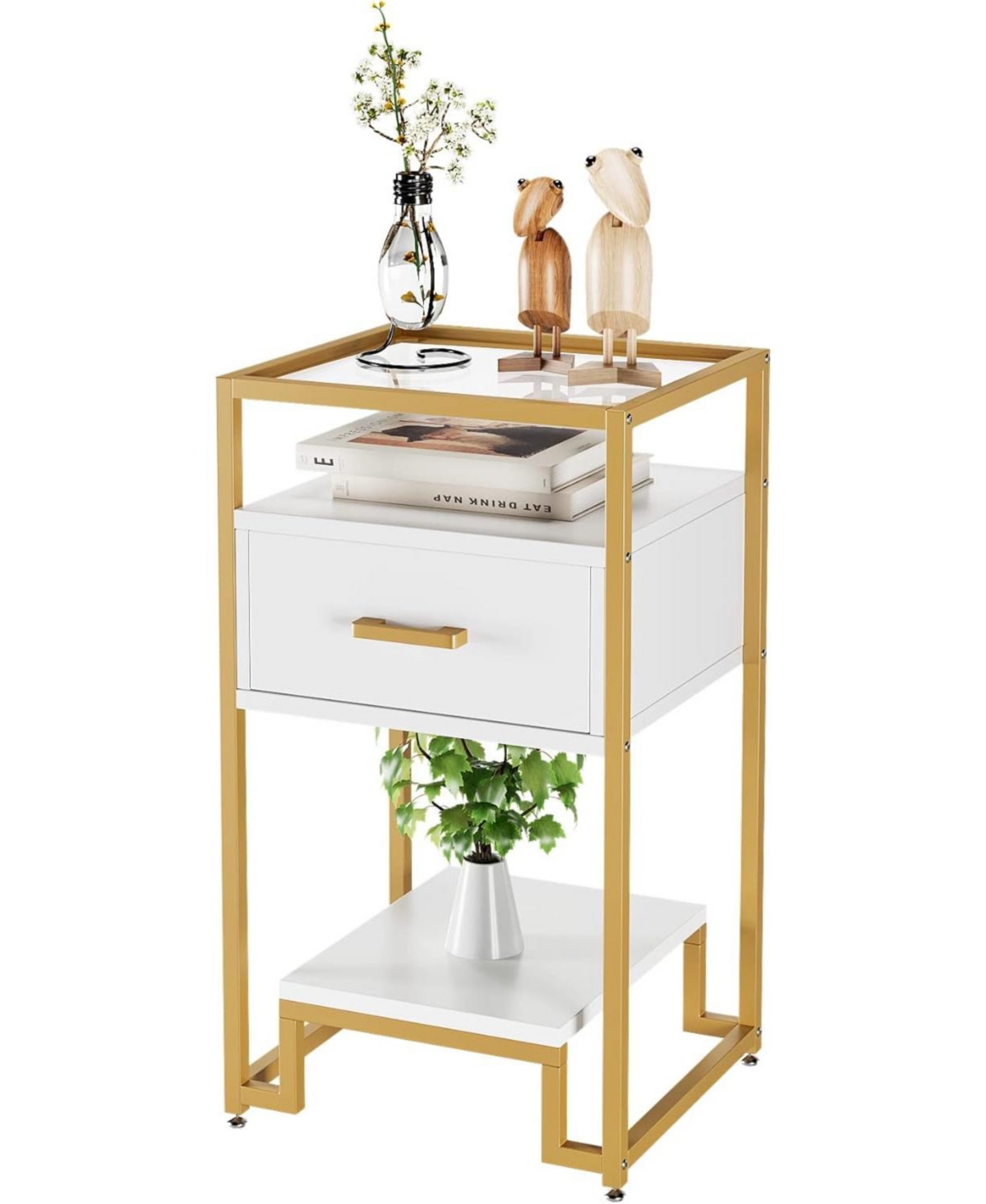 Click here for gaomon Nightstand  End Table with Storage Drawer a... prices