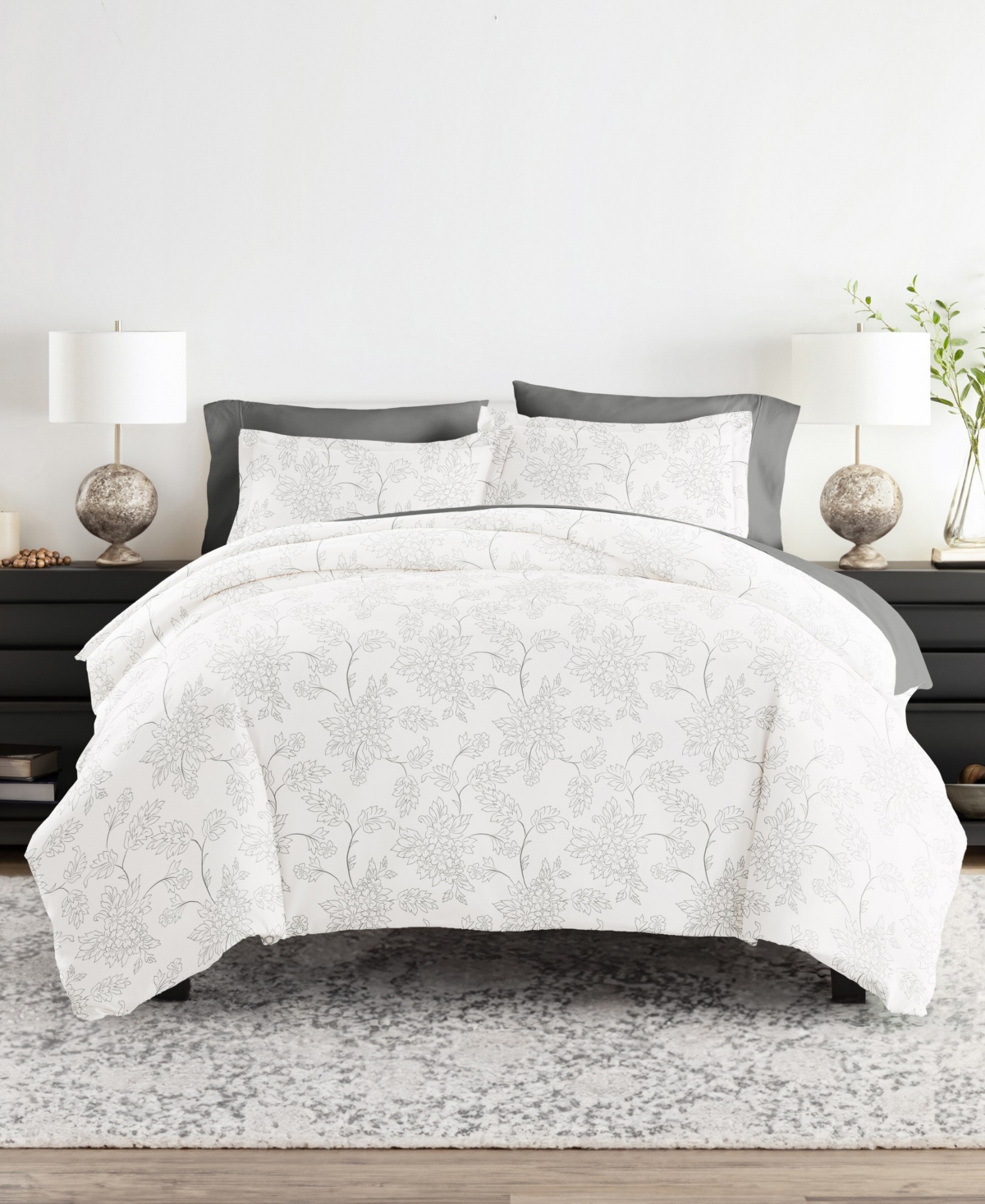 Click here for ienjoy Home Bedding Bundle Patterned 8-Piece Comfo... prices